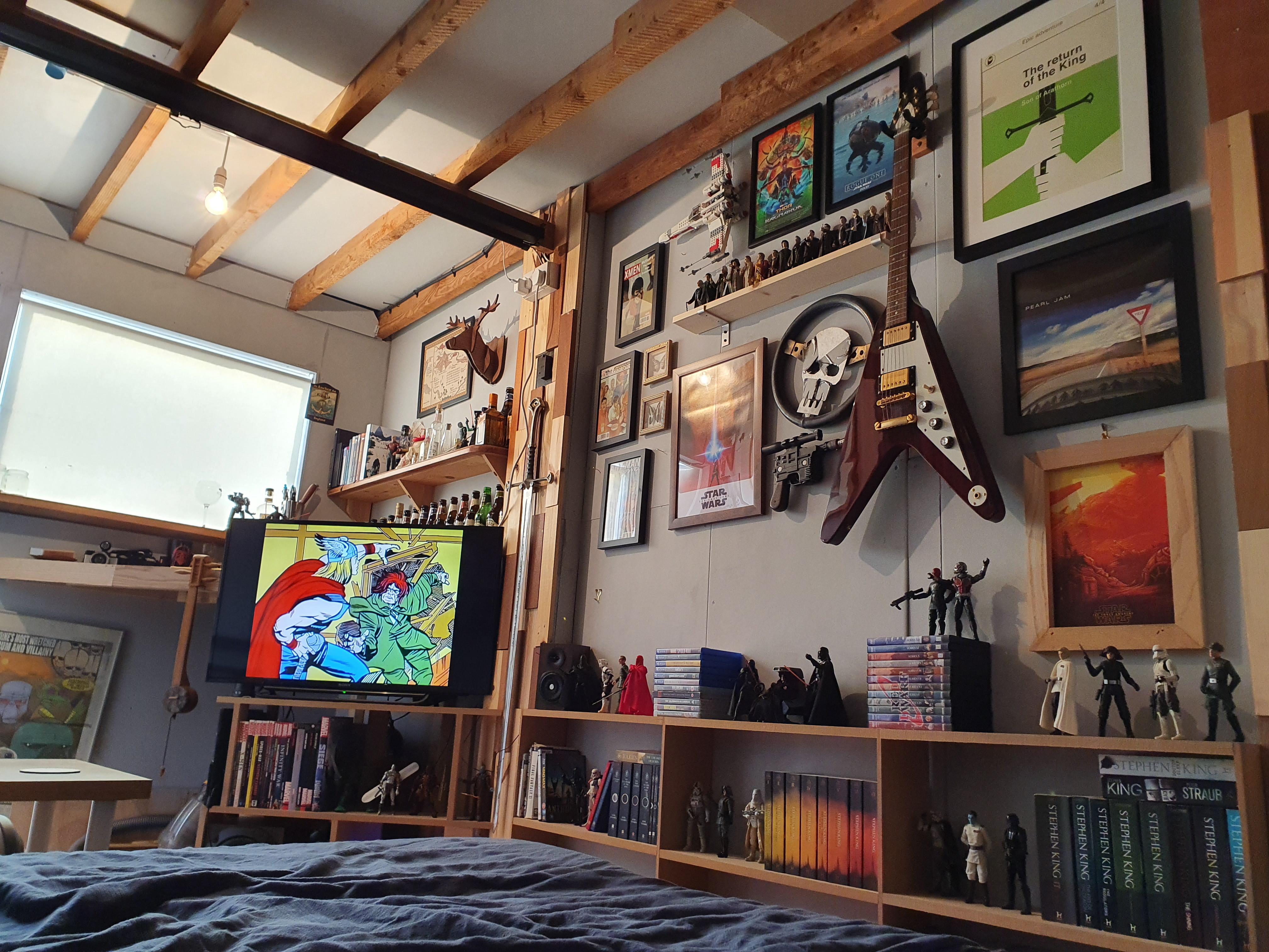 My converted garage Man Cave | Scrolller