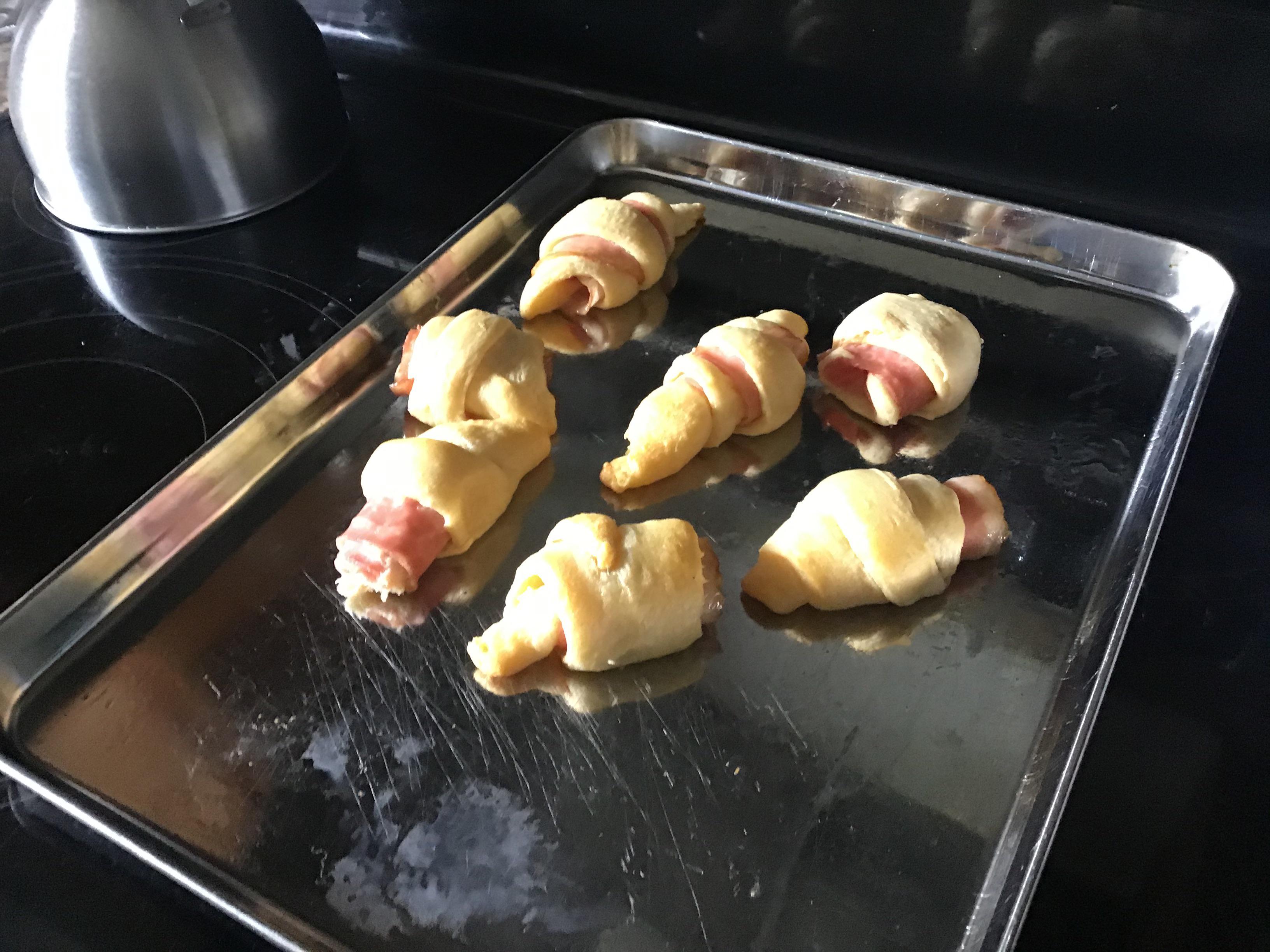 My cousin made some croissant sandwiches... | Scrolller