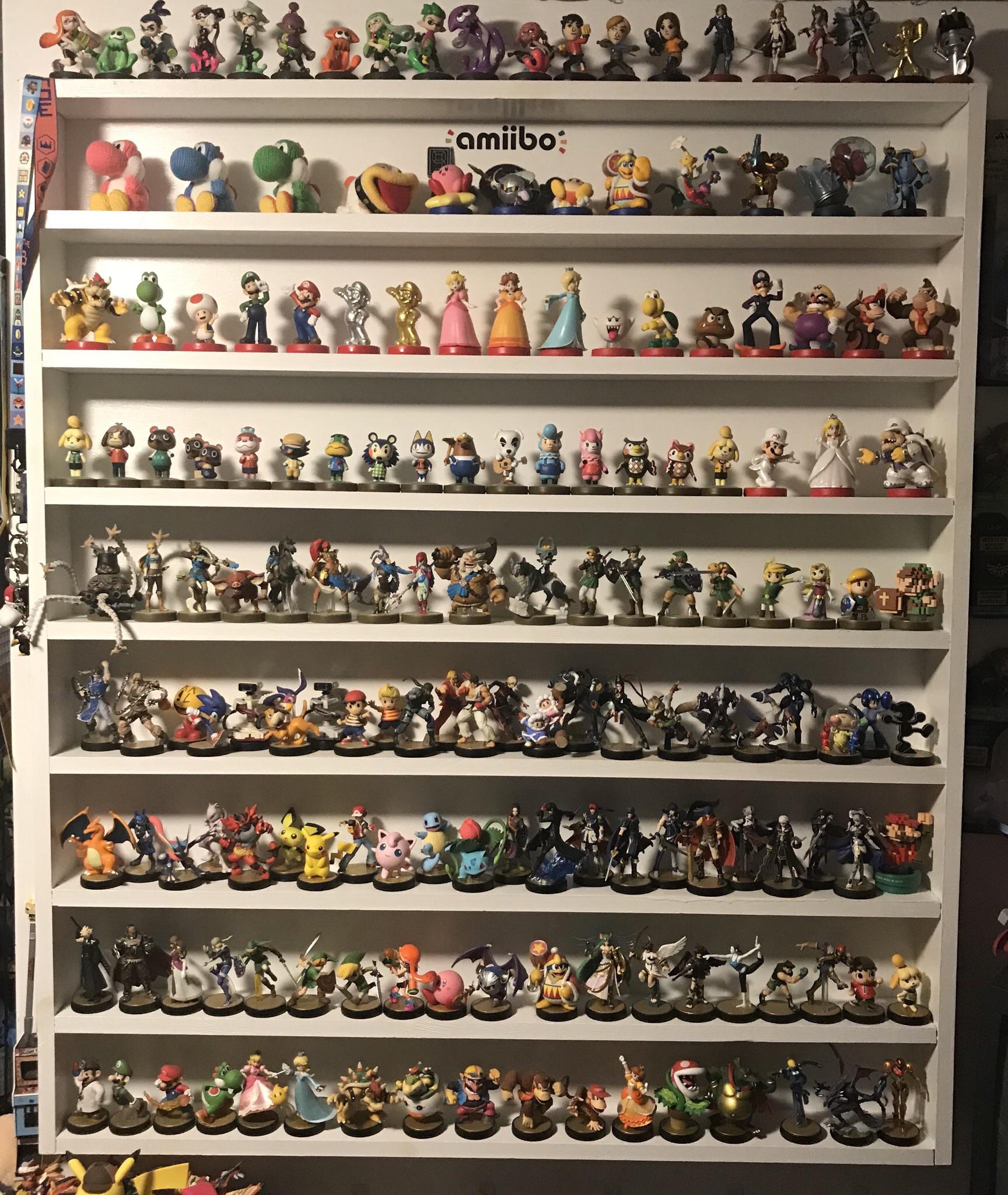 My current OOB amiibo display | Scrolller