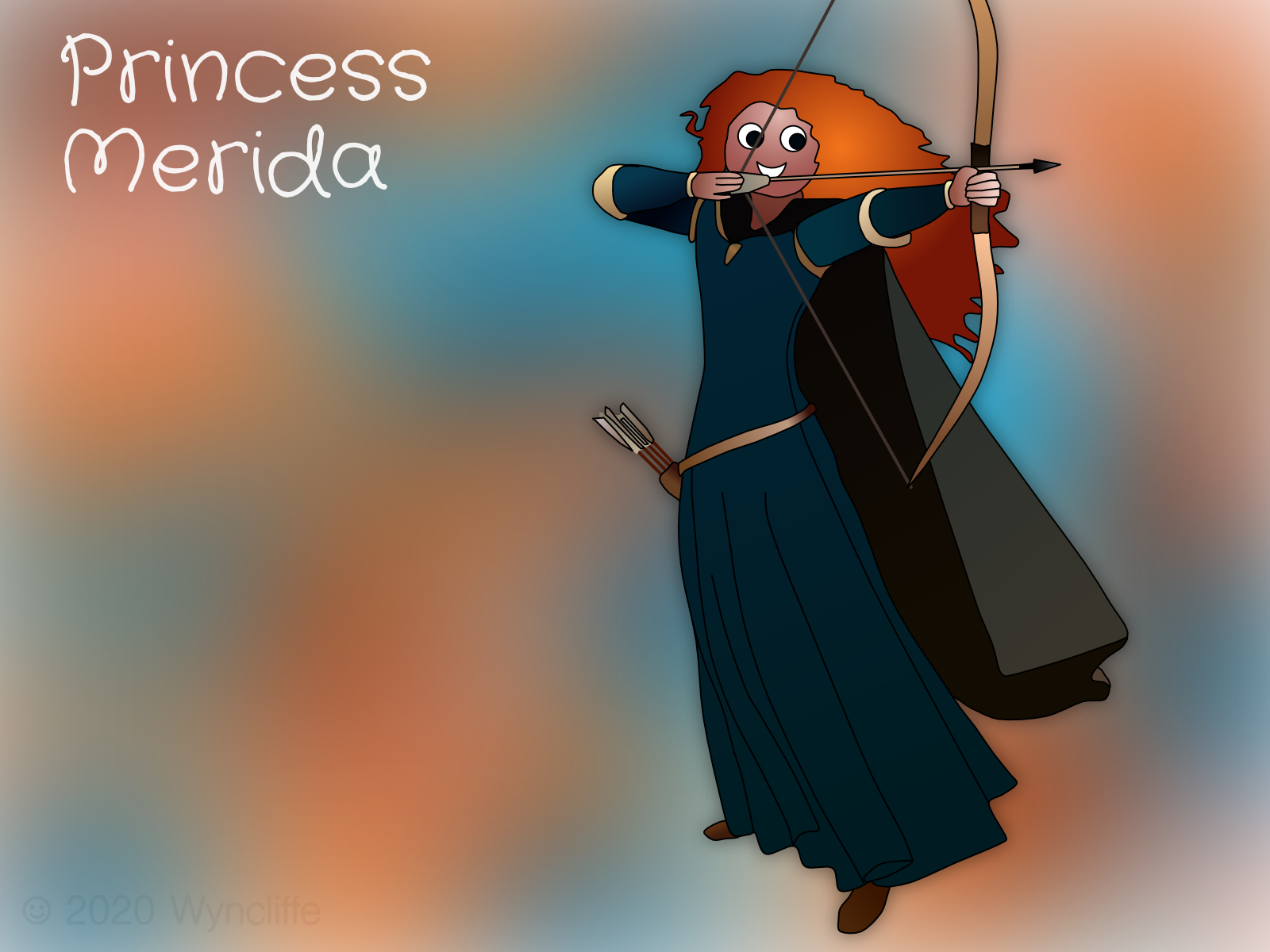My drawing of Princess Merida | Scrolller
