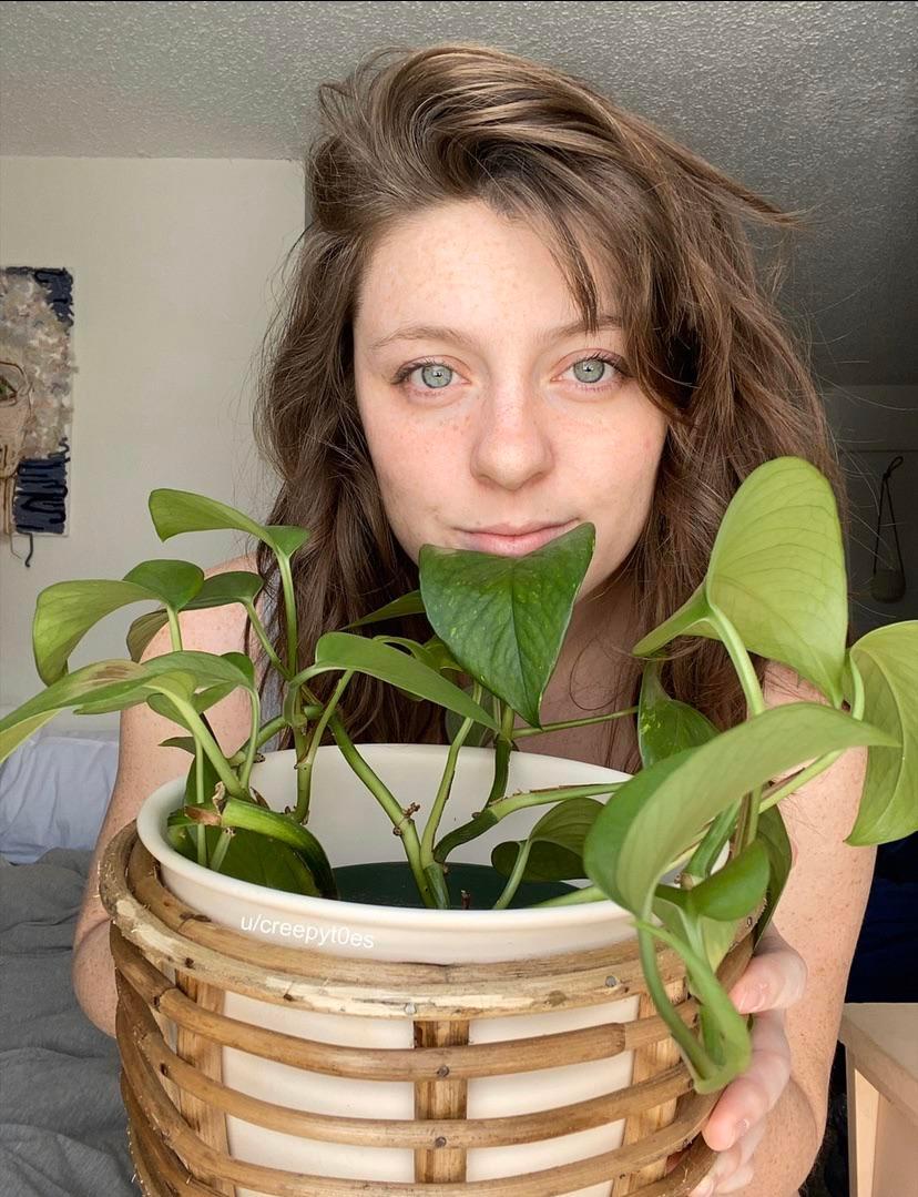 My face in a plant | Scrolller
