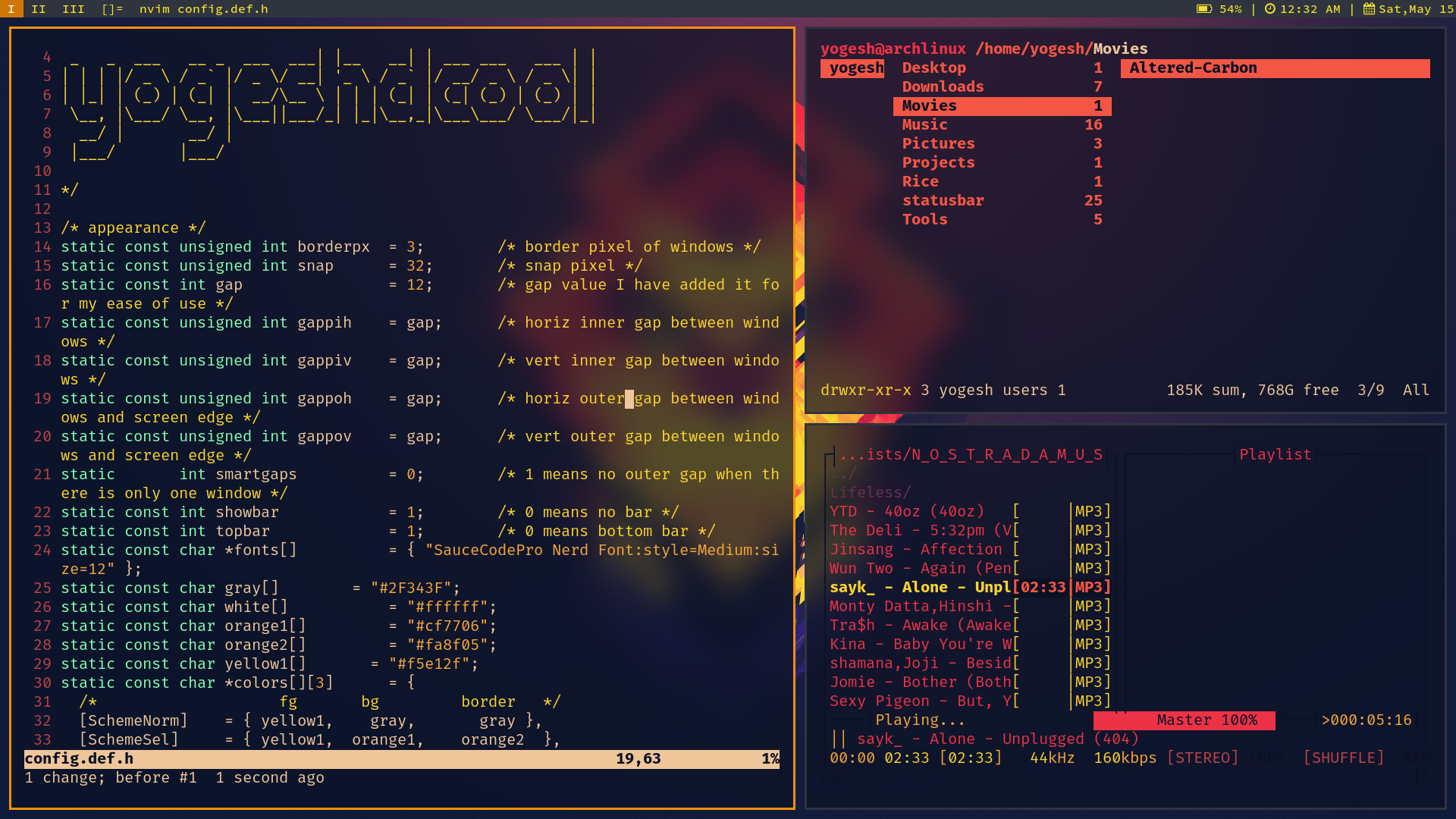 My final setup [DWM] | Scrolller