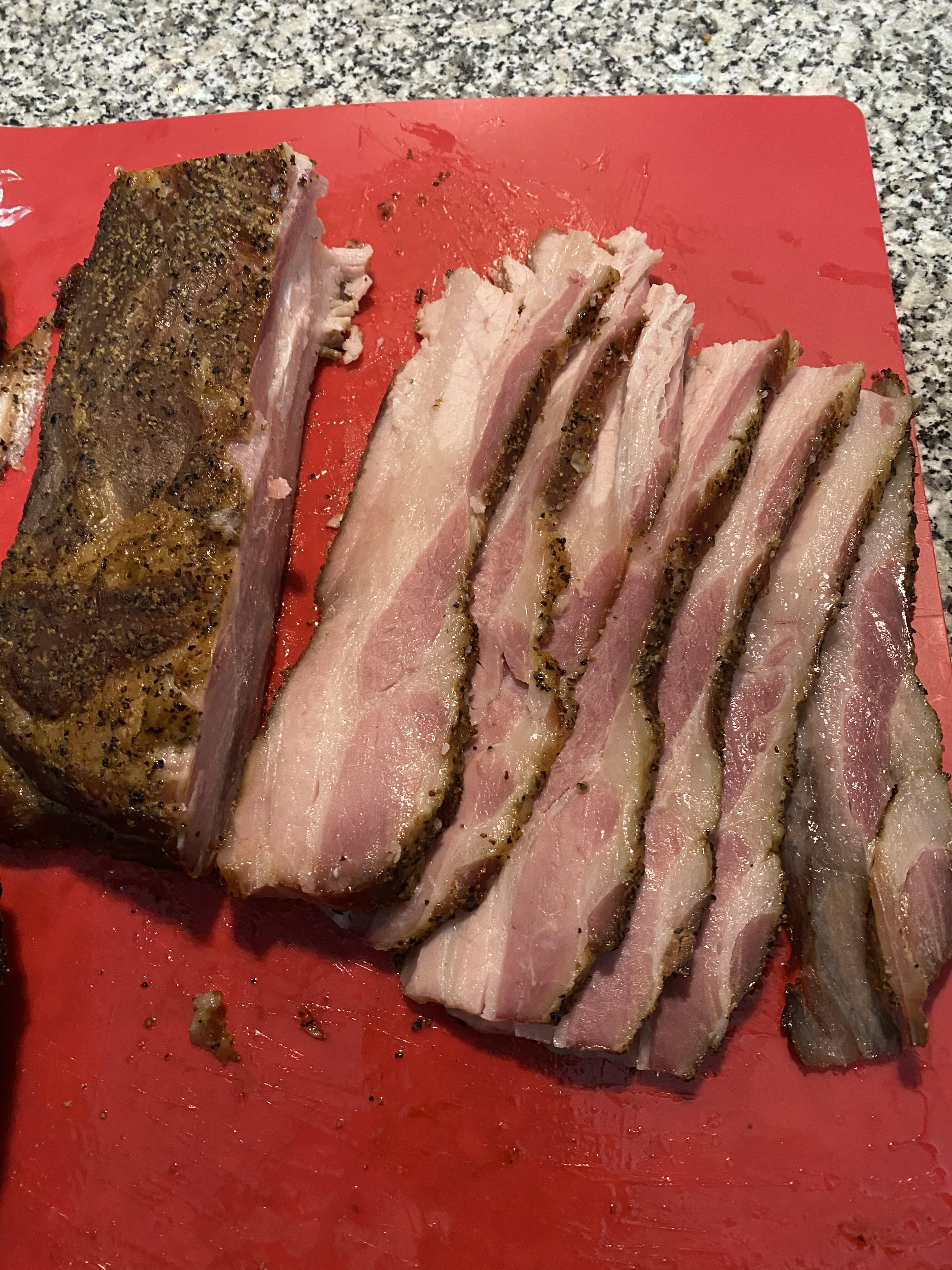 My first attempt at bacon | Scrolller