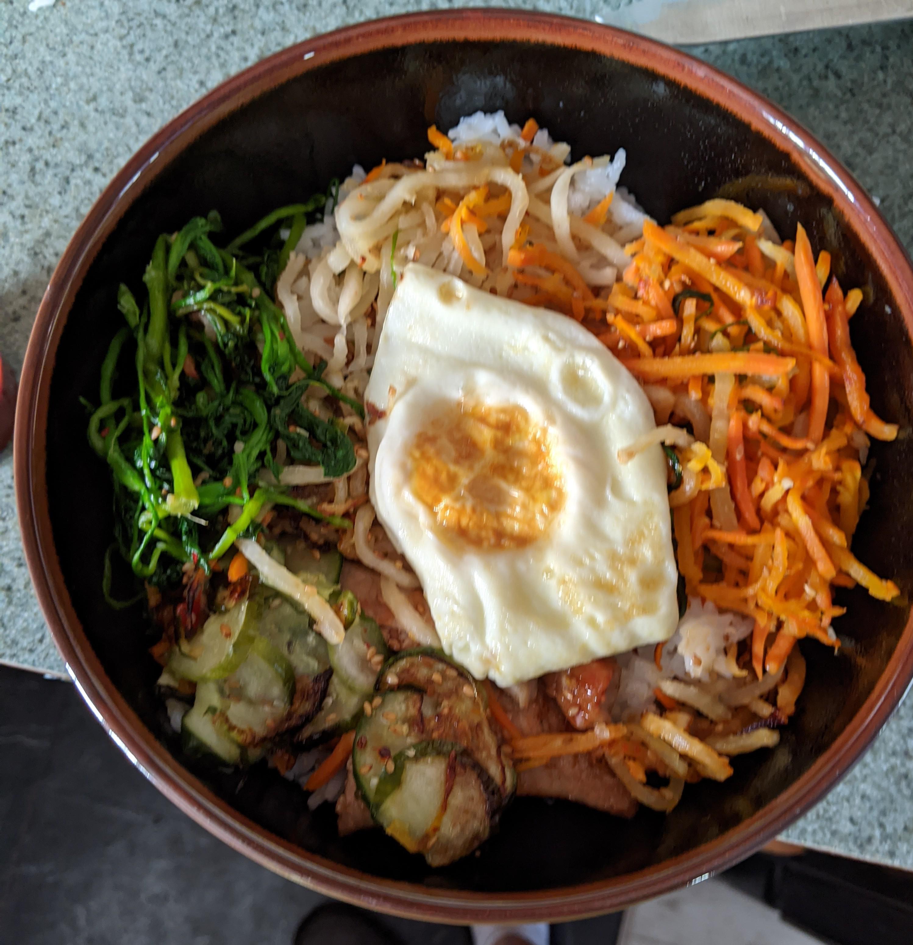 My first attempt at Bibimbap | Scrolller