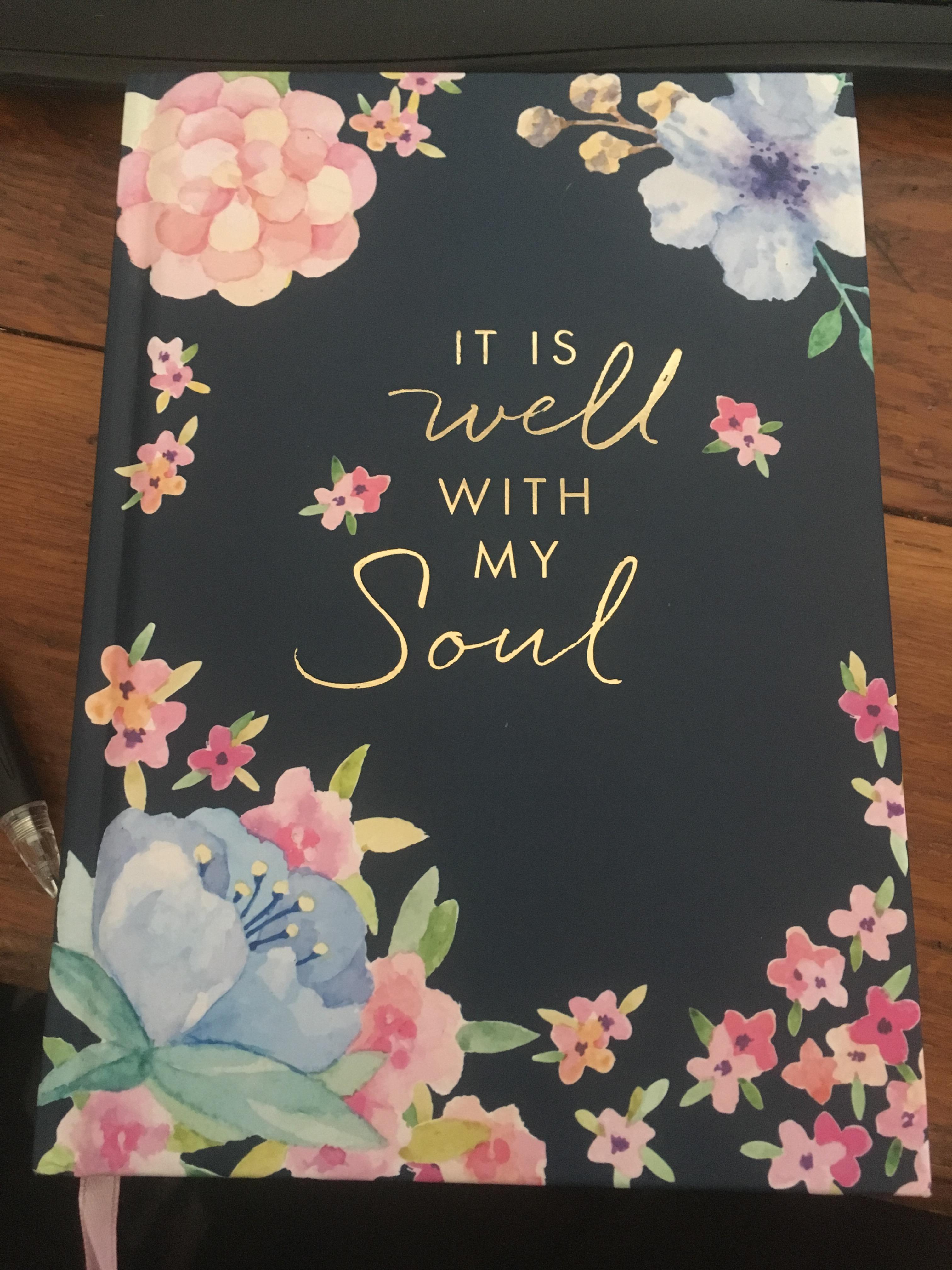 My first Book of Shadows, it's common and modern but it really vibes with peace for me