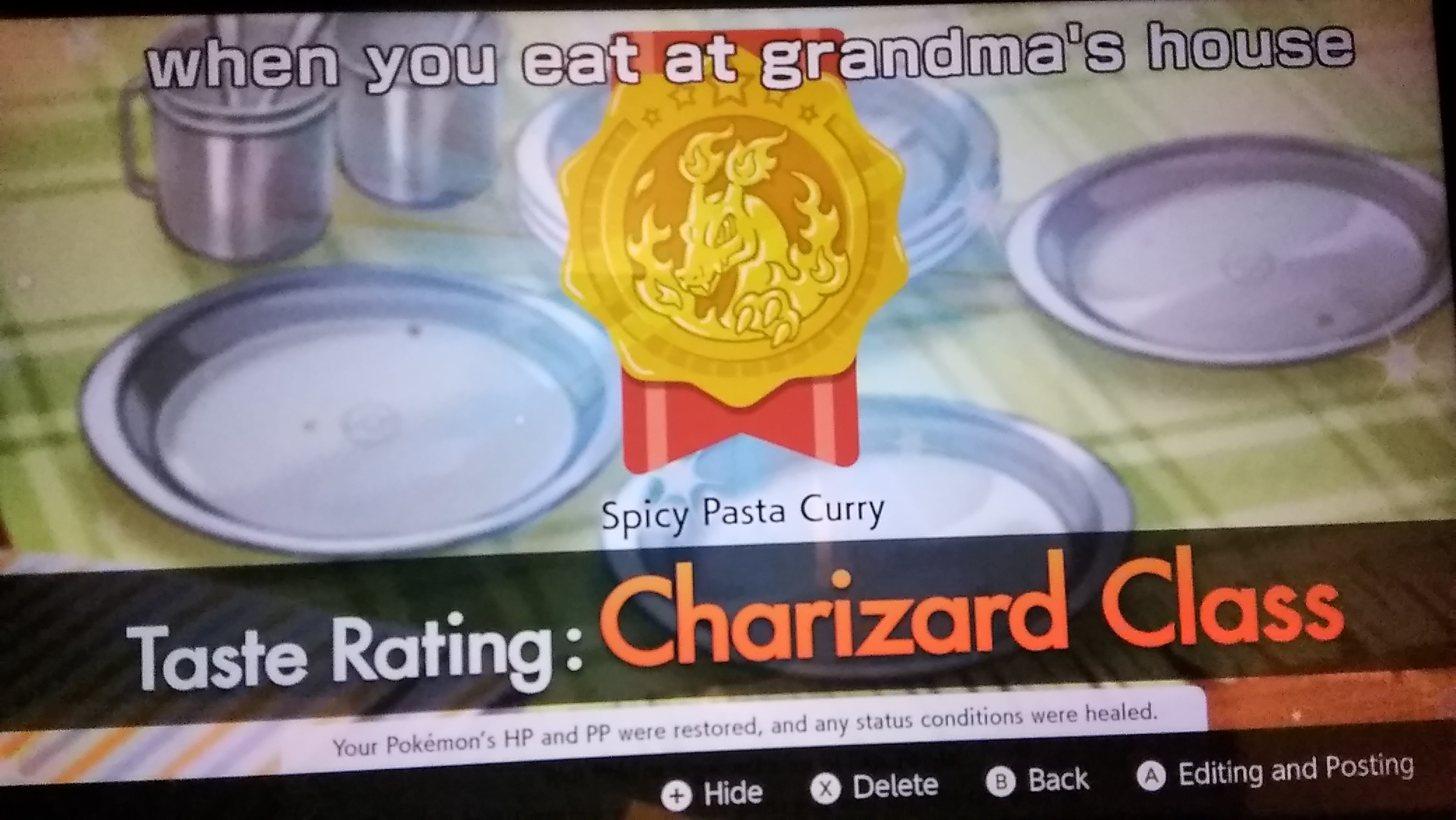 My first Charizard class meal! | Scrolller