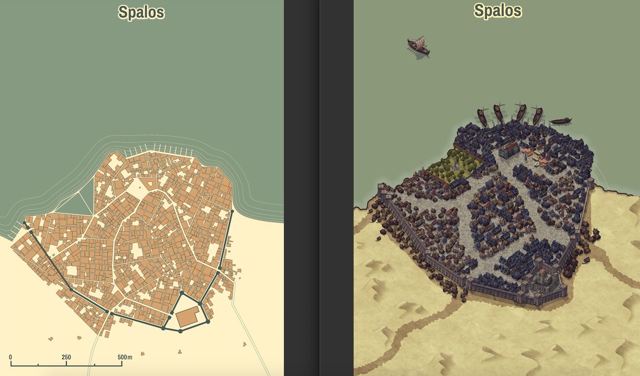 My first city map using Inkarnate - The coastal desert city of Spalos. (Previous map as a ...
