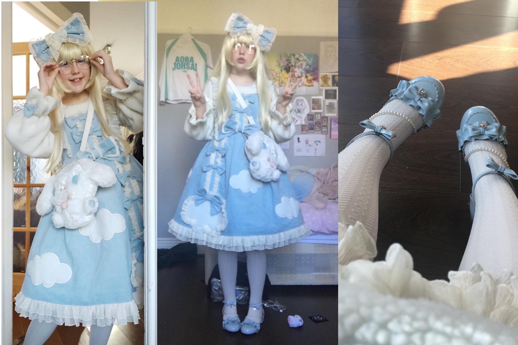 Discover more like Lolita: My first ever coord! No makeup since I was just trying it on. Gonna ...