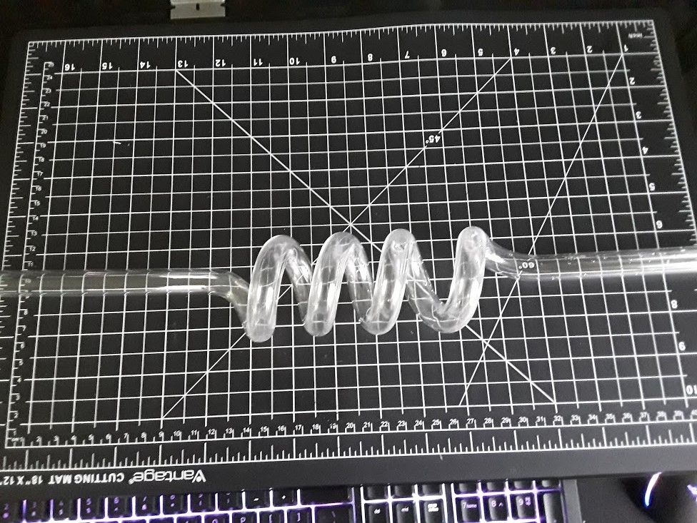 My first foray into rigid tubing, this is my first pipe. I expected failure, but was pleasantly ...