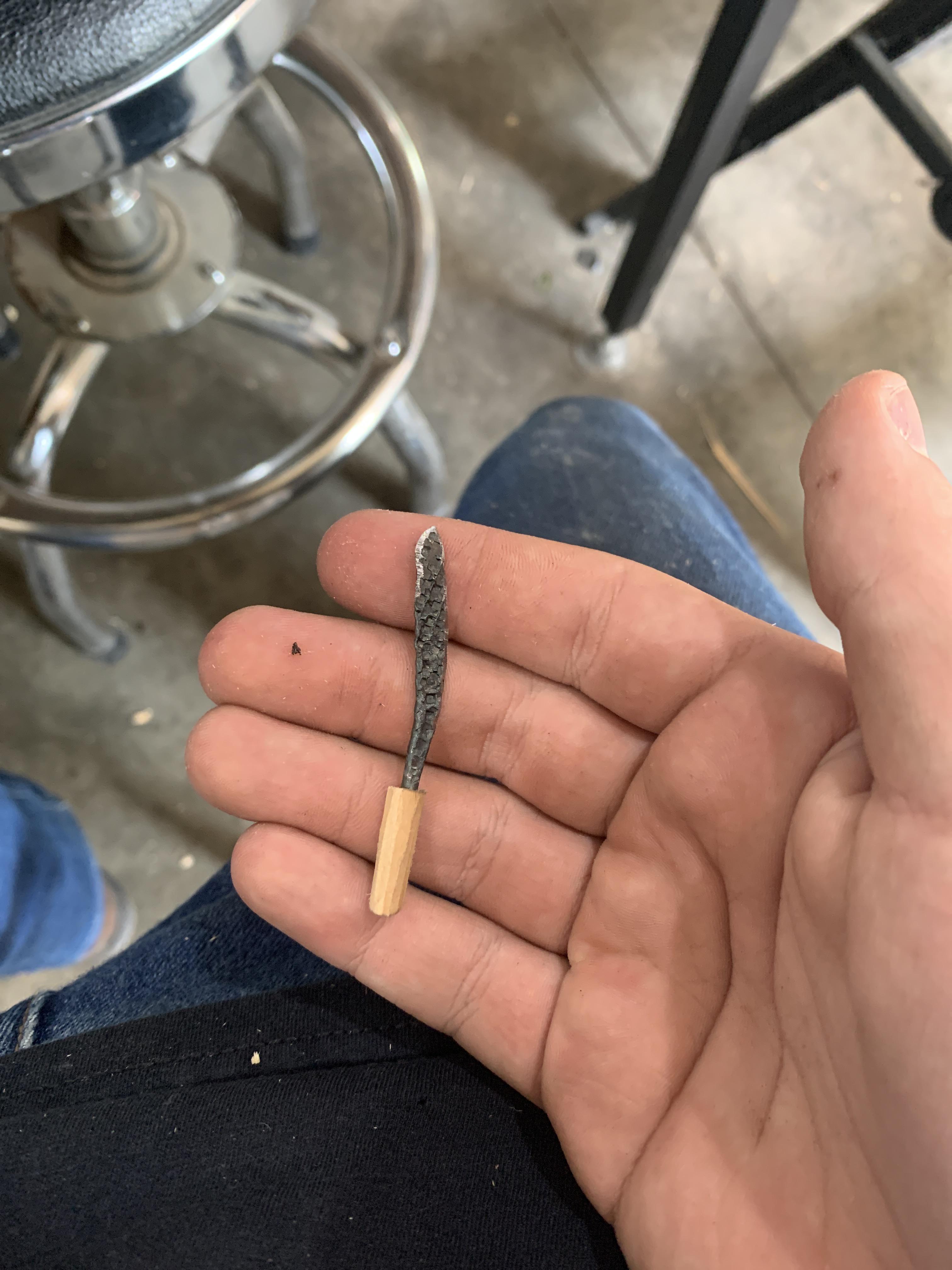 My first knife, haha | Scrolller