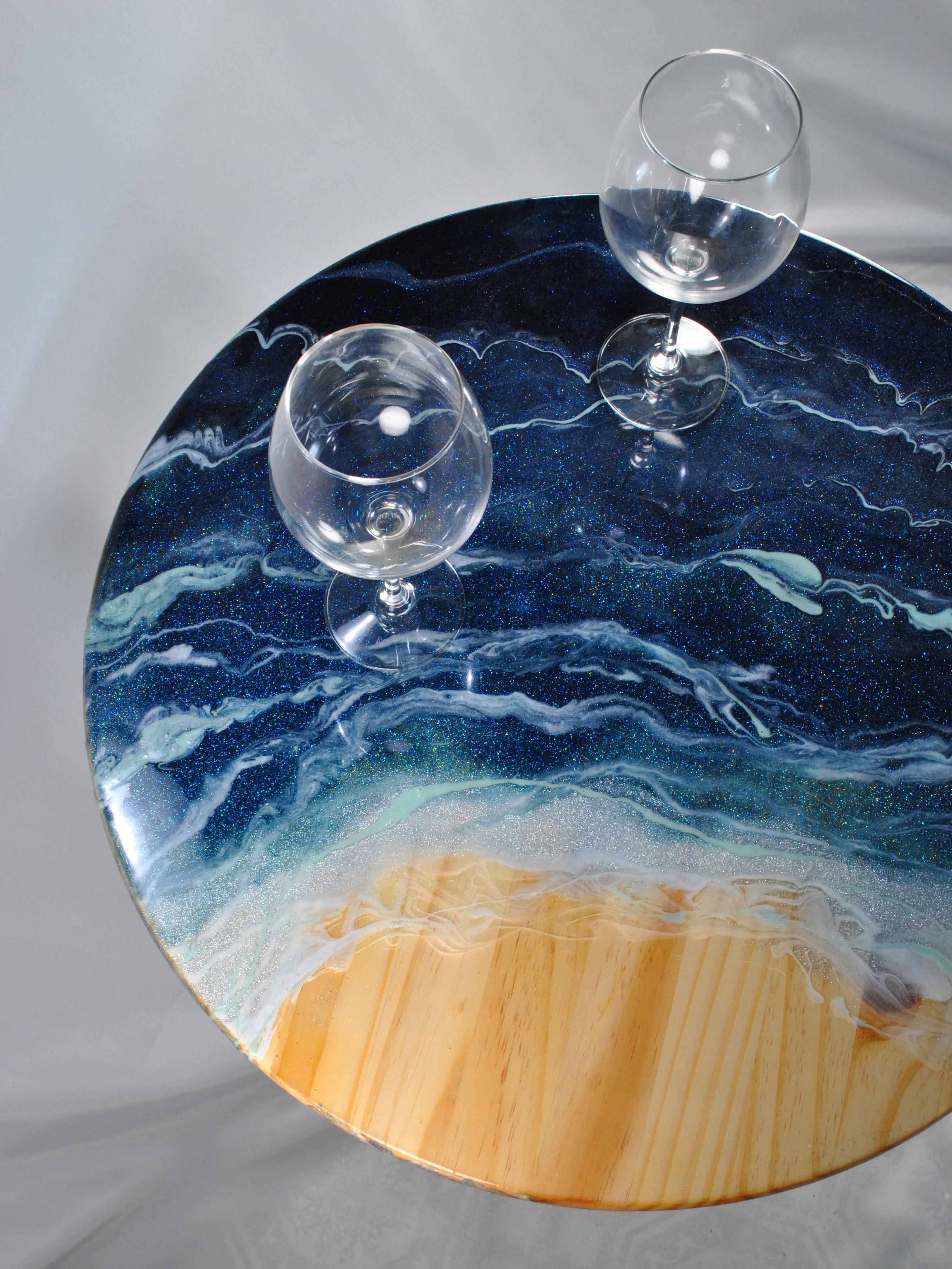 My First Ocean Table With Glowing Waves | Scrolller