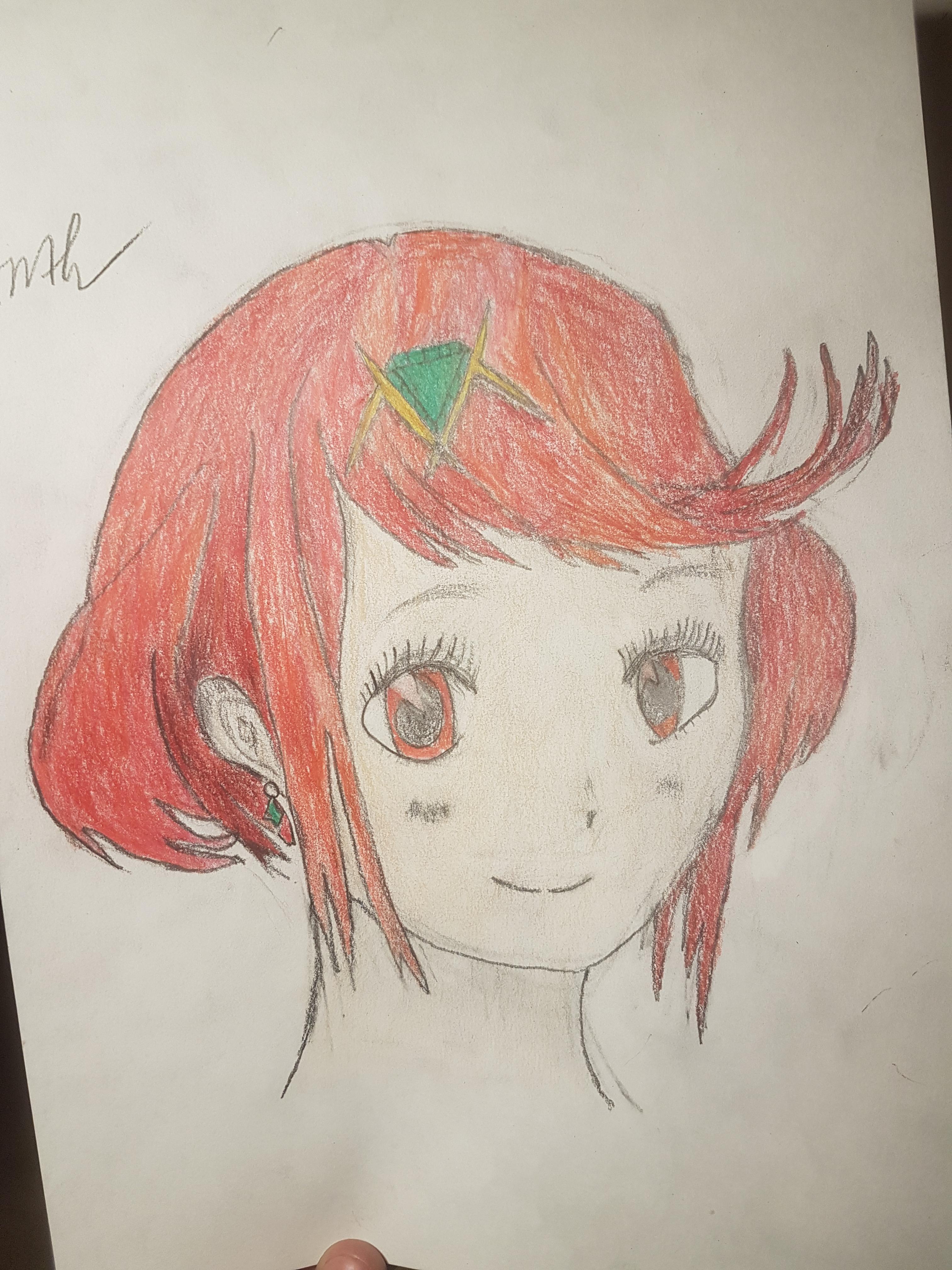 My first Pyra drawing | Scrolller