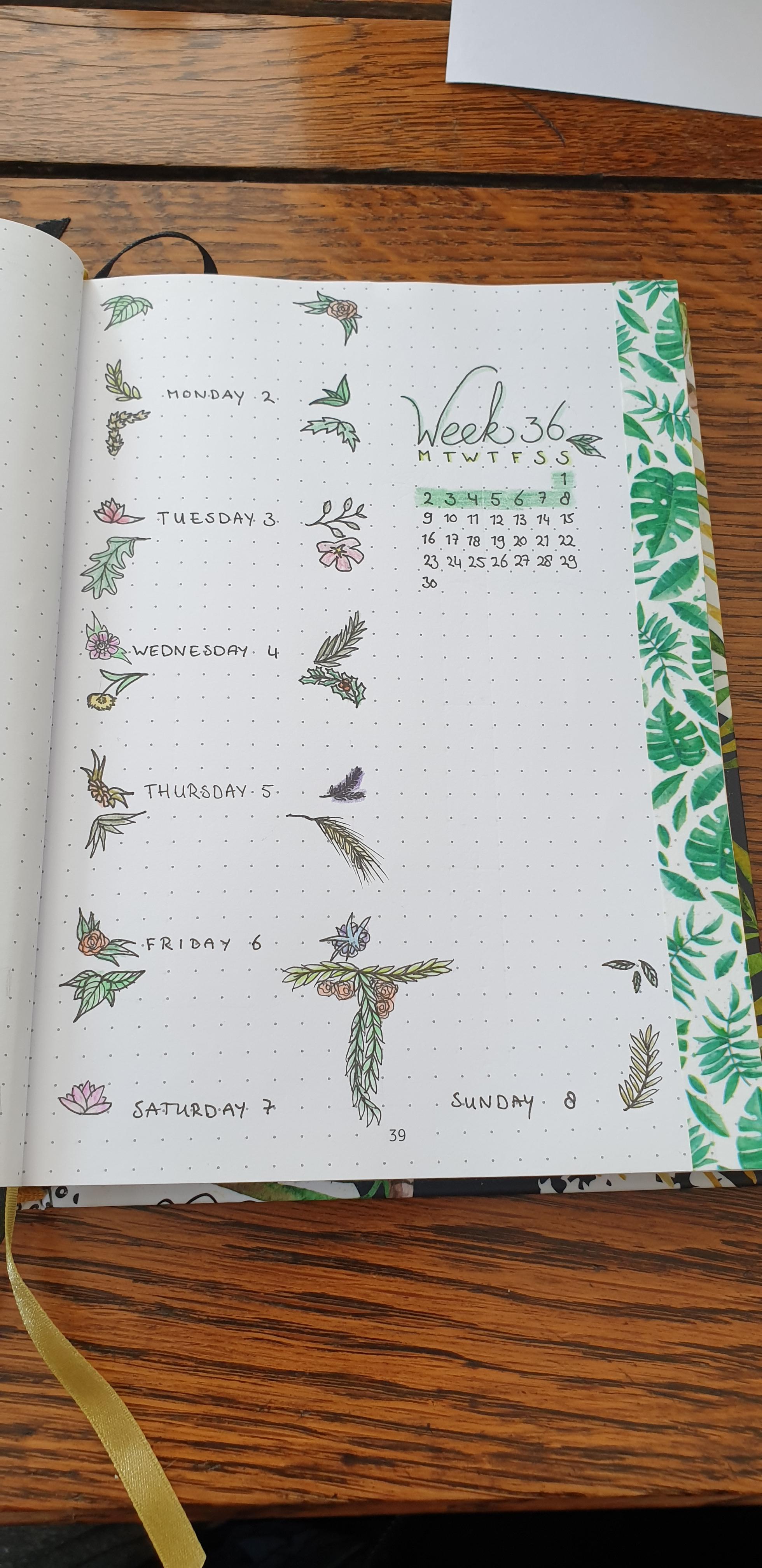 My first reddit post and my second ever weekly spread! SO proud of this