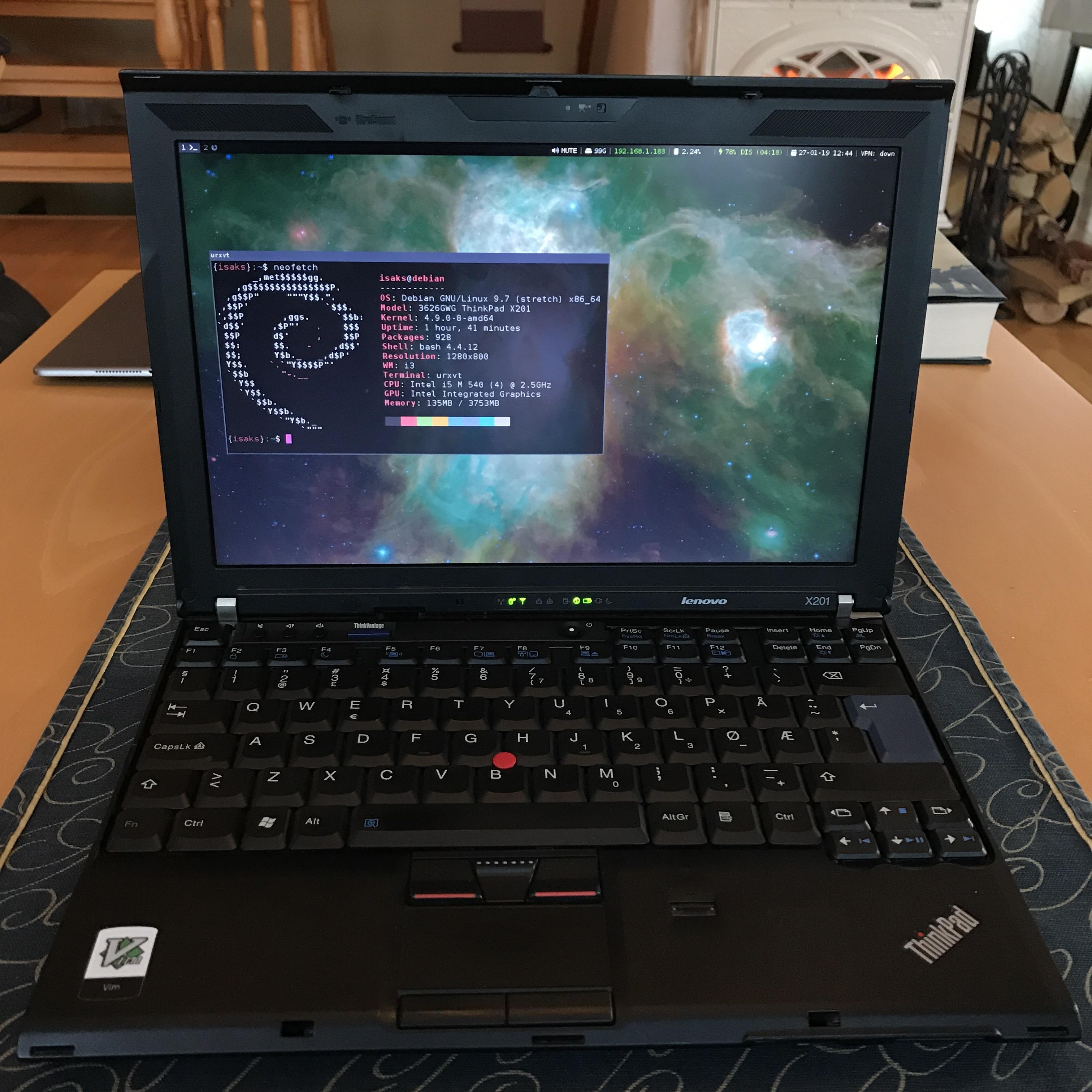 My first thinkpad - the X201 | Scrolller
