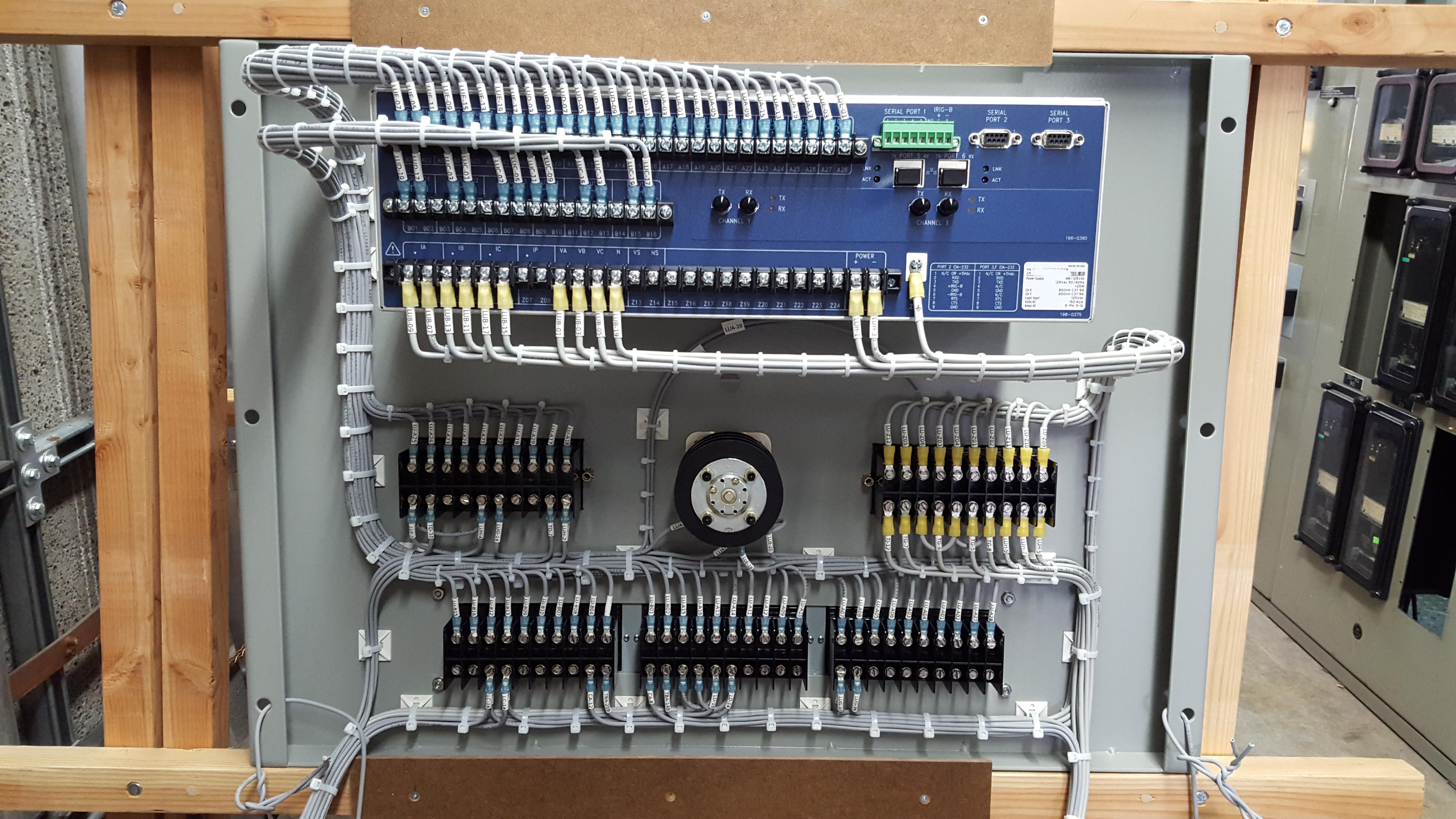 My first transmission line relay panel install | Scrolller