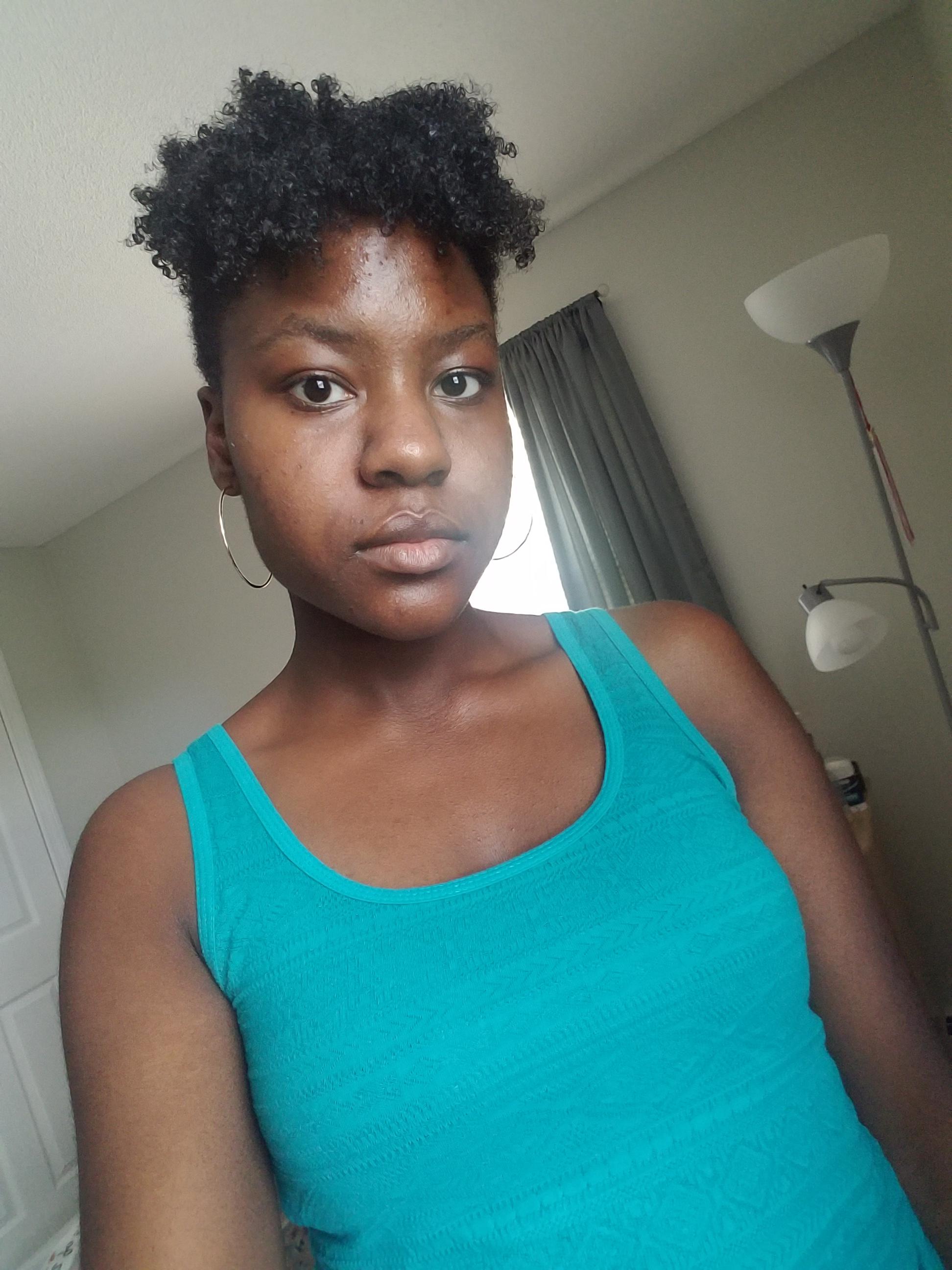 My first wash and go on my 4c hair! This was the first style I tried when I went natural and it ...