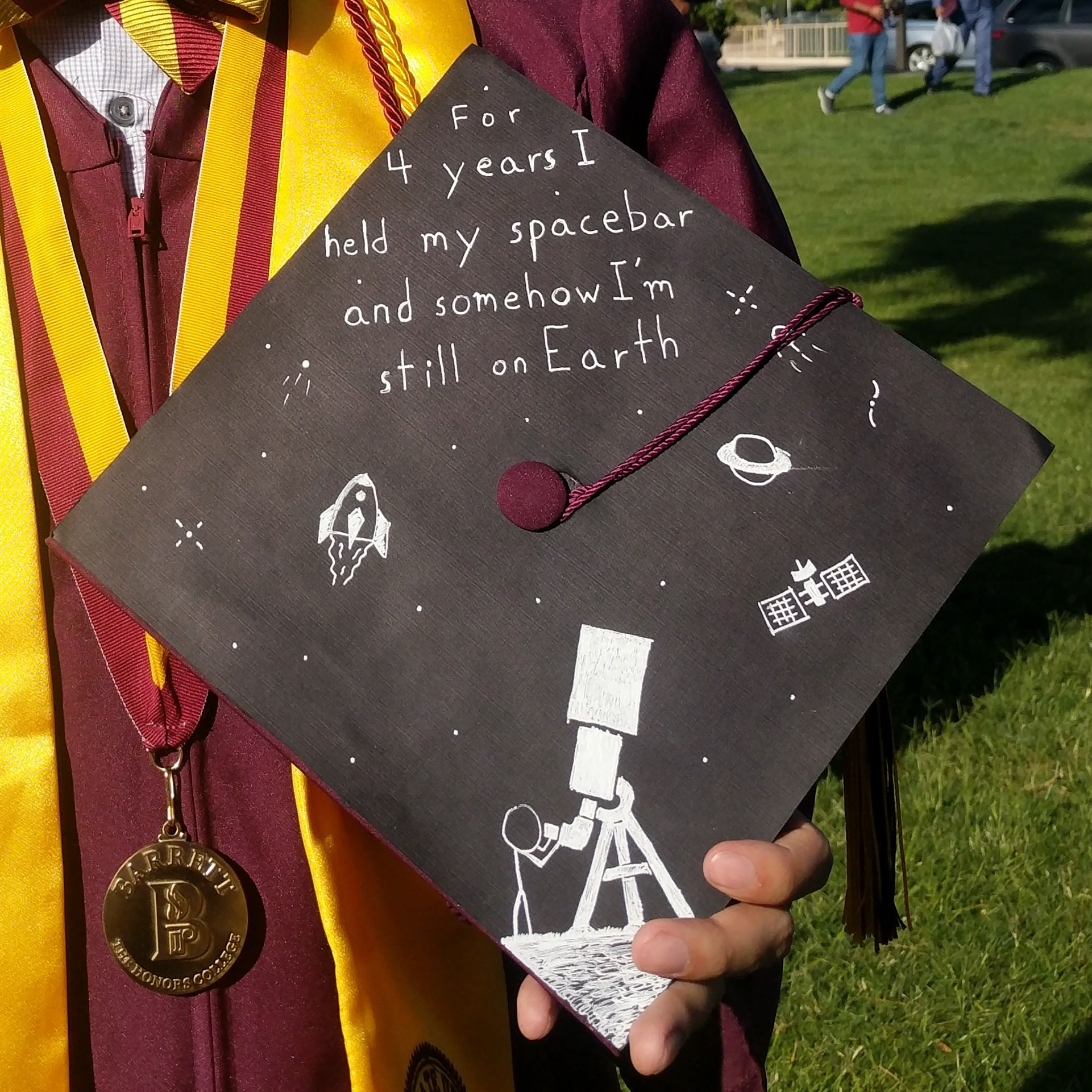 My graduation cap, inspired by xkcd 1522 | Scrolller