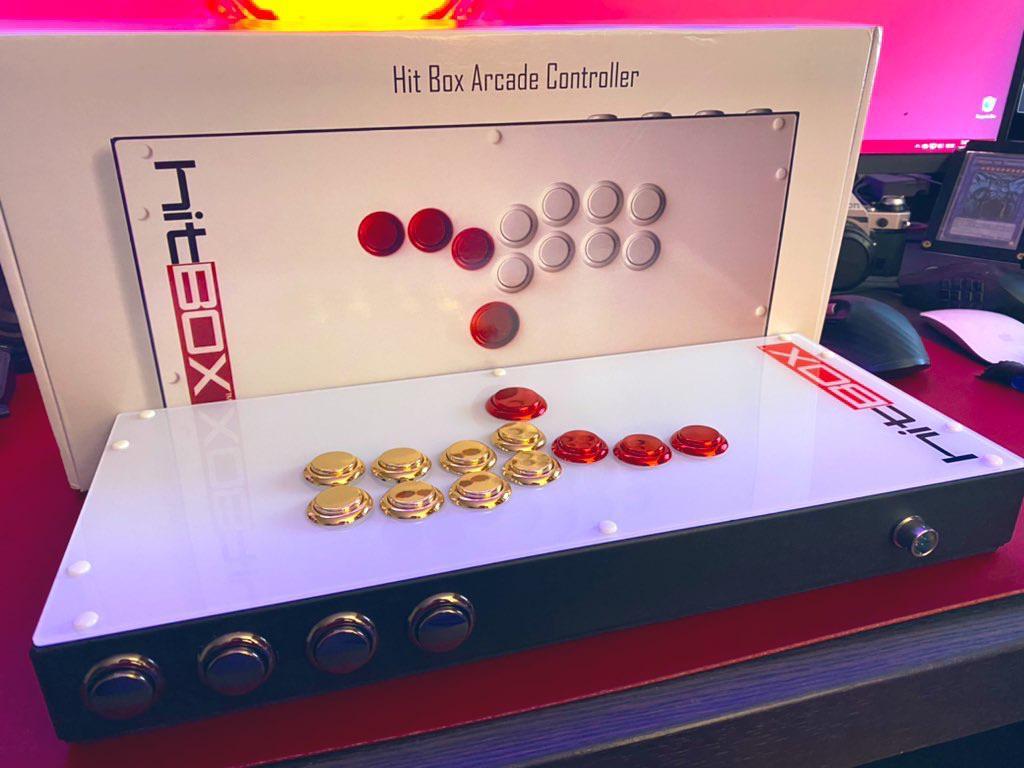 My HitBox with metallic Sanwa buttons. | Scrolller