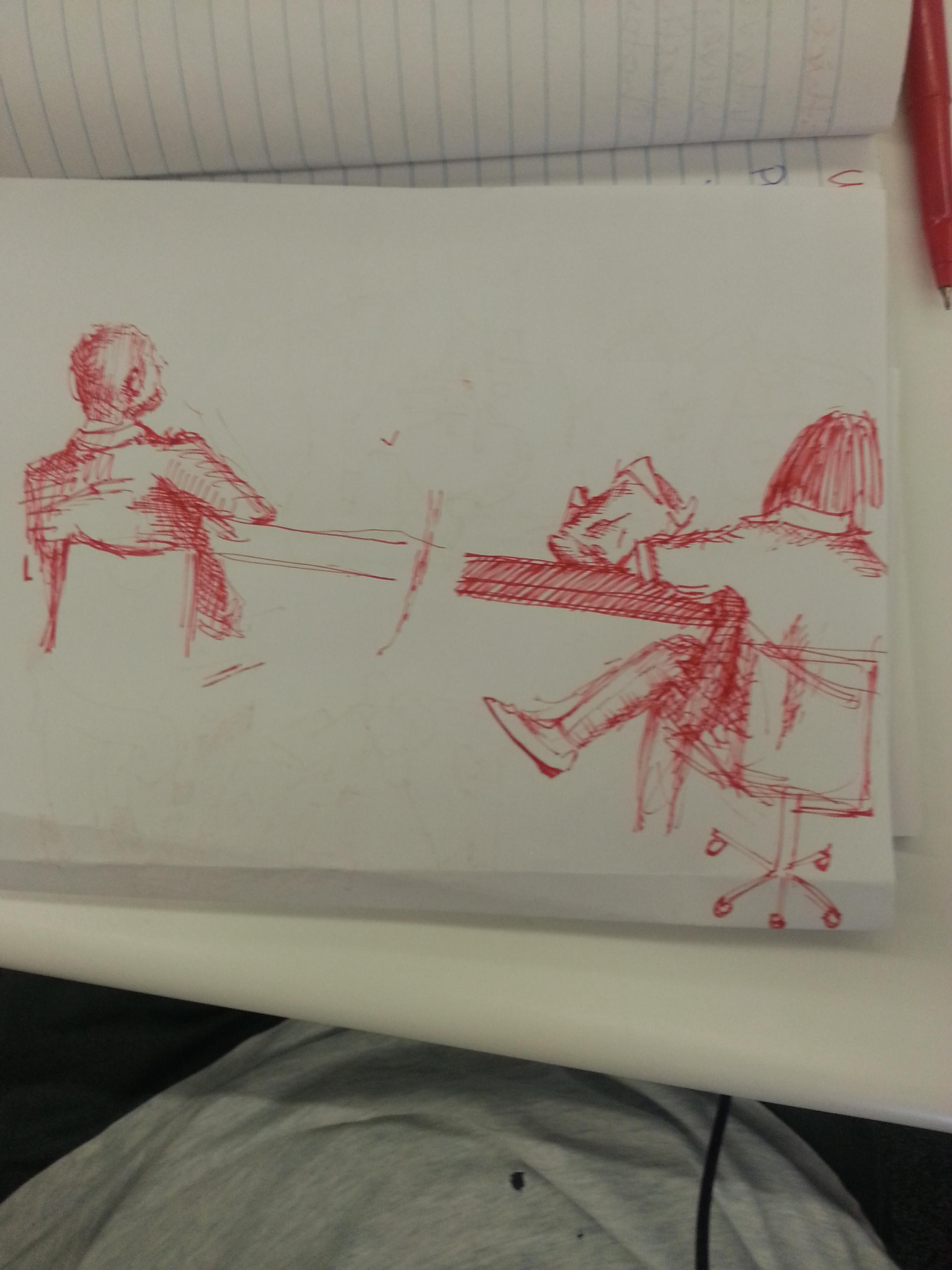 My lecture sketch | Scrolller