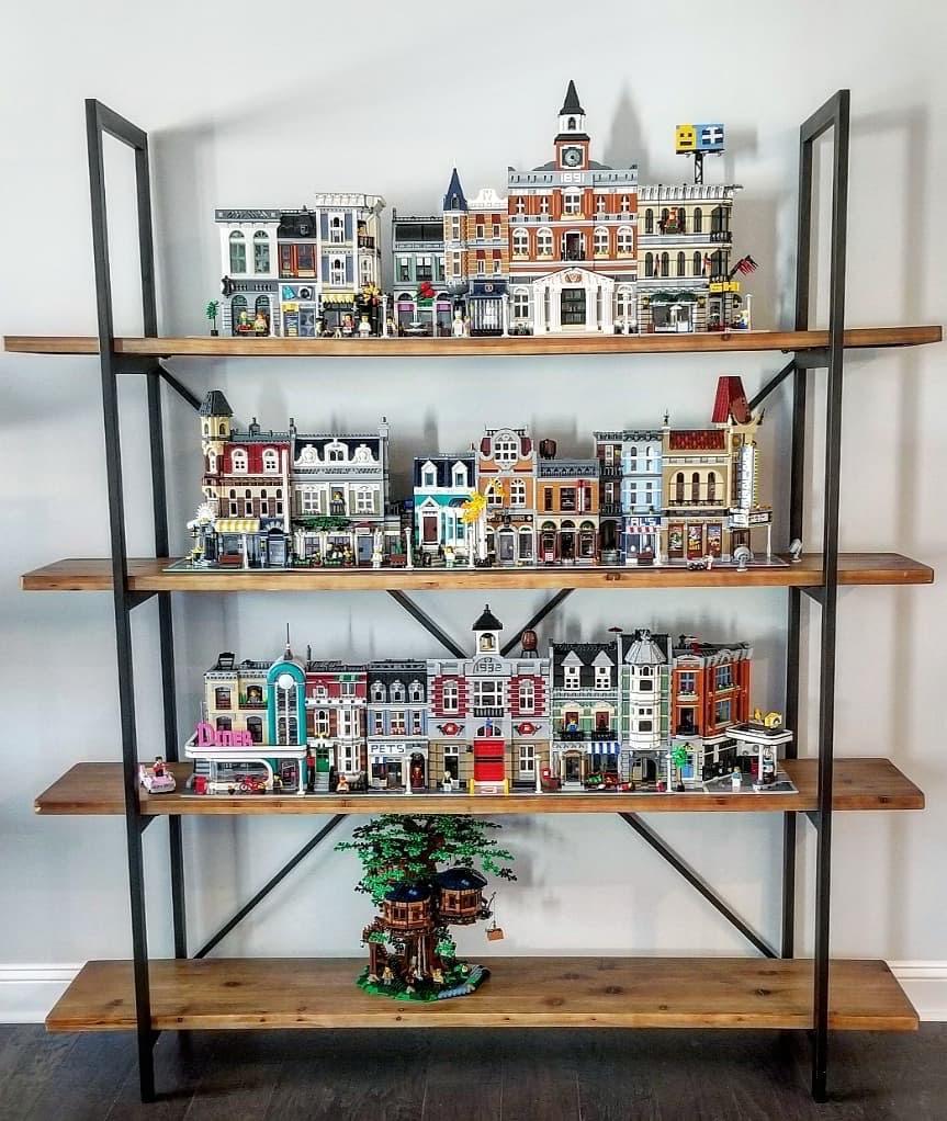 My LEGO Modular display is finally finished! | Scrolller