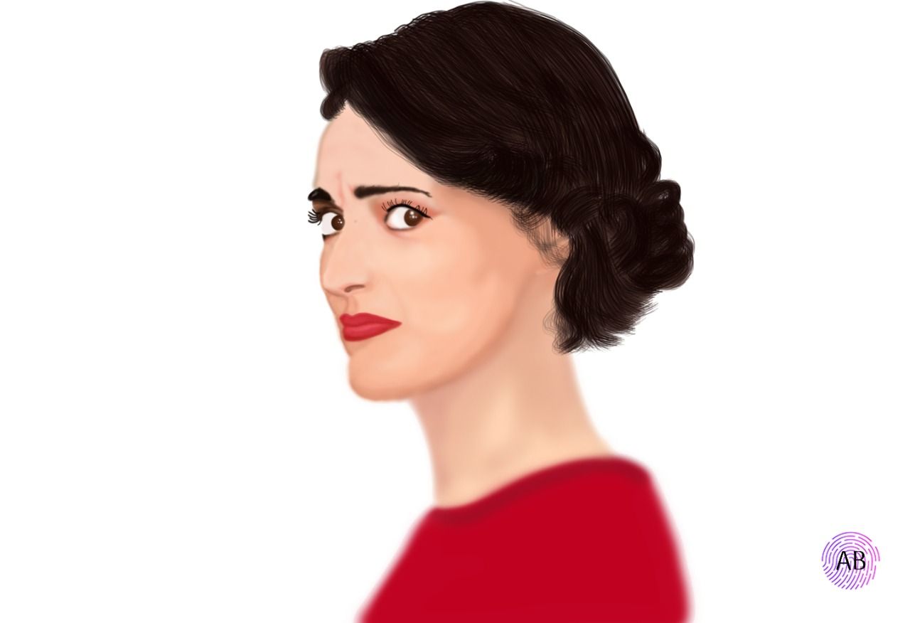 My love for Fleabag, condensed into my digital art... | Scrolller