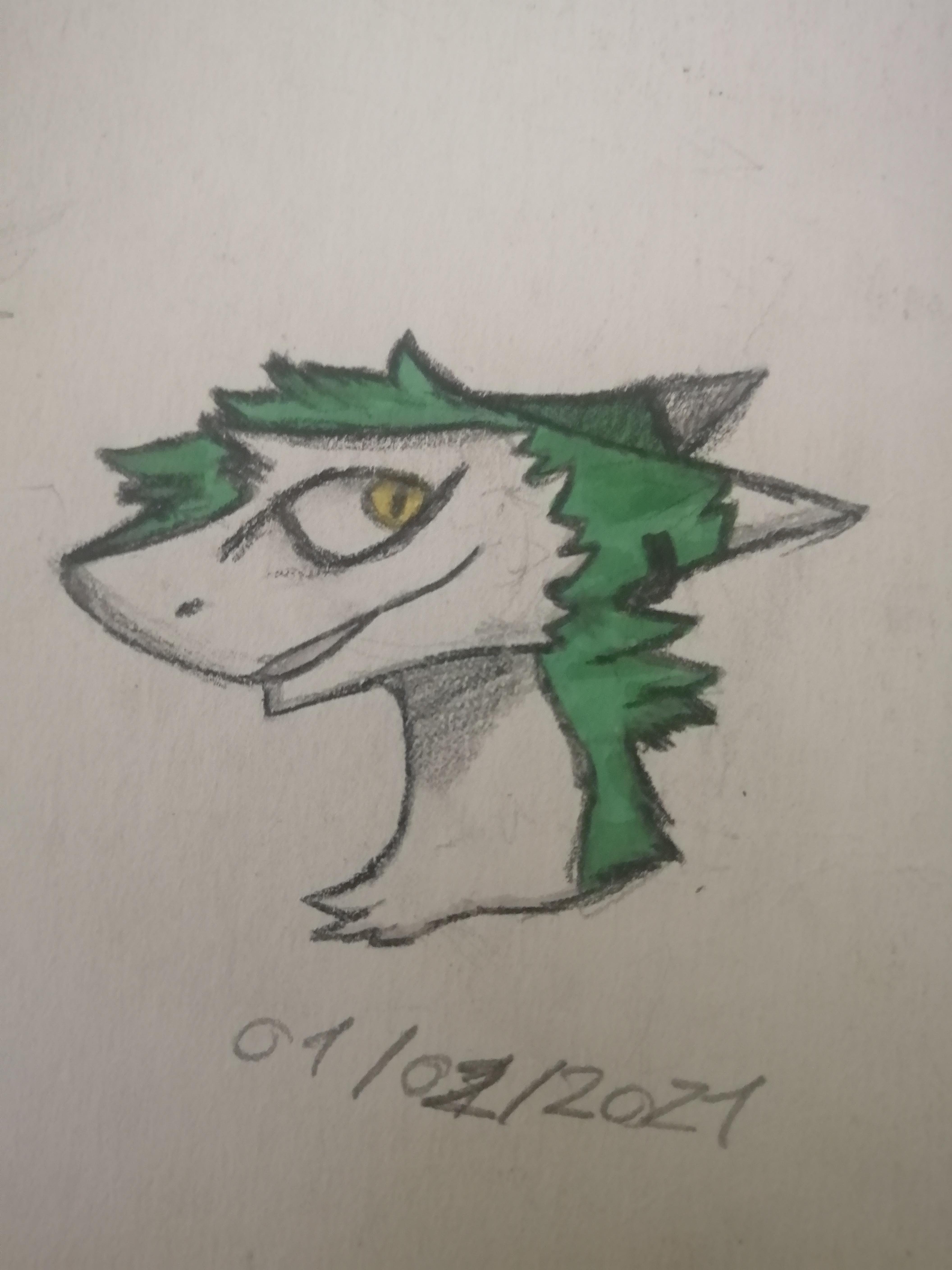 My main fursona drawing that I made yesterday! Hope you like it :3 | Scrolller
