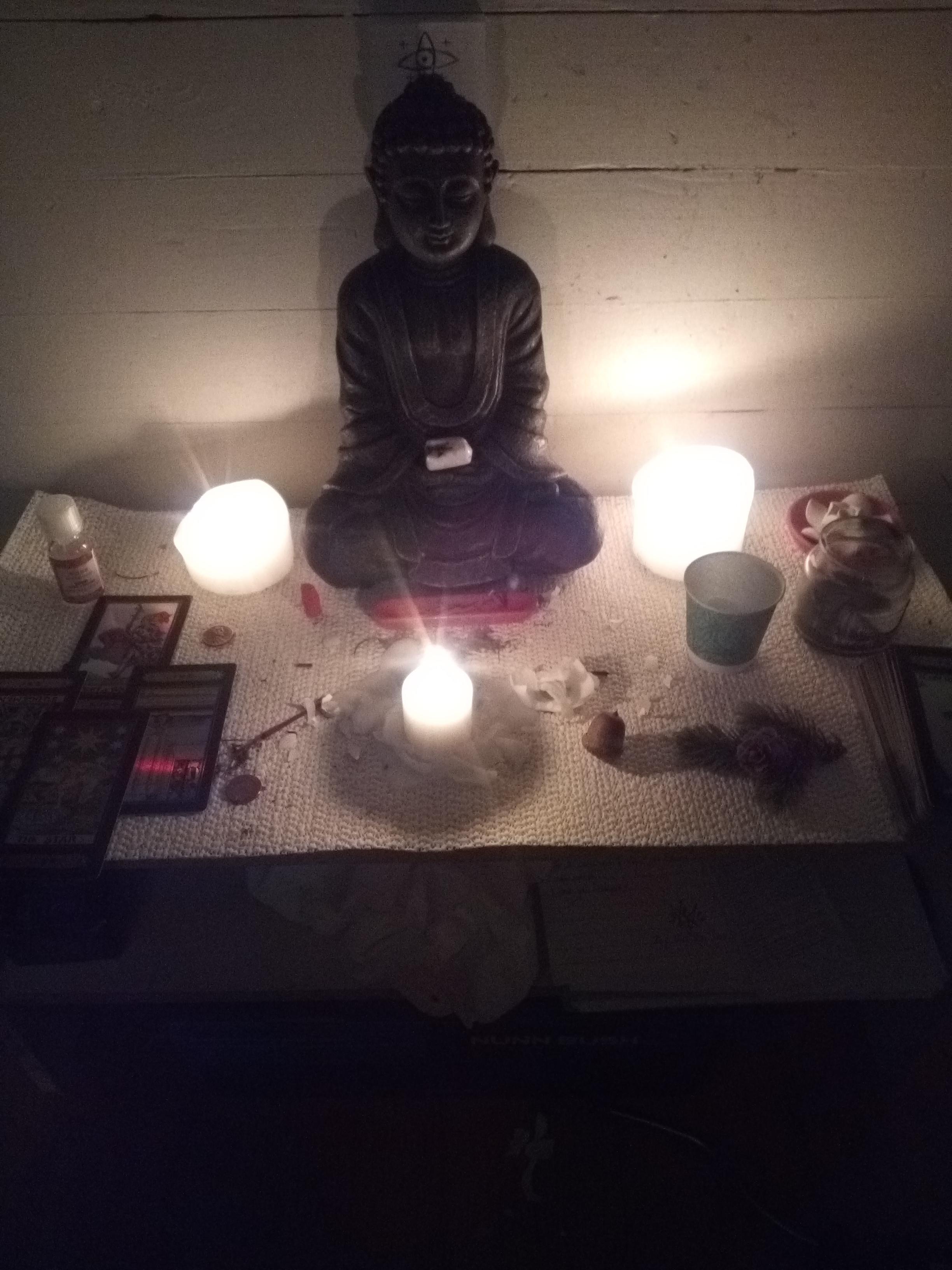 My (messy) altar | Scrolller