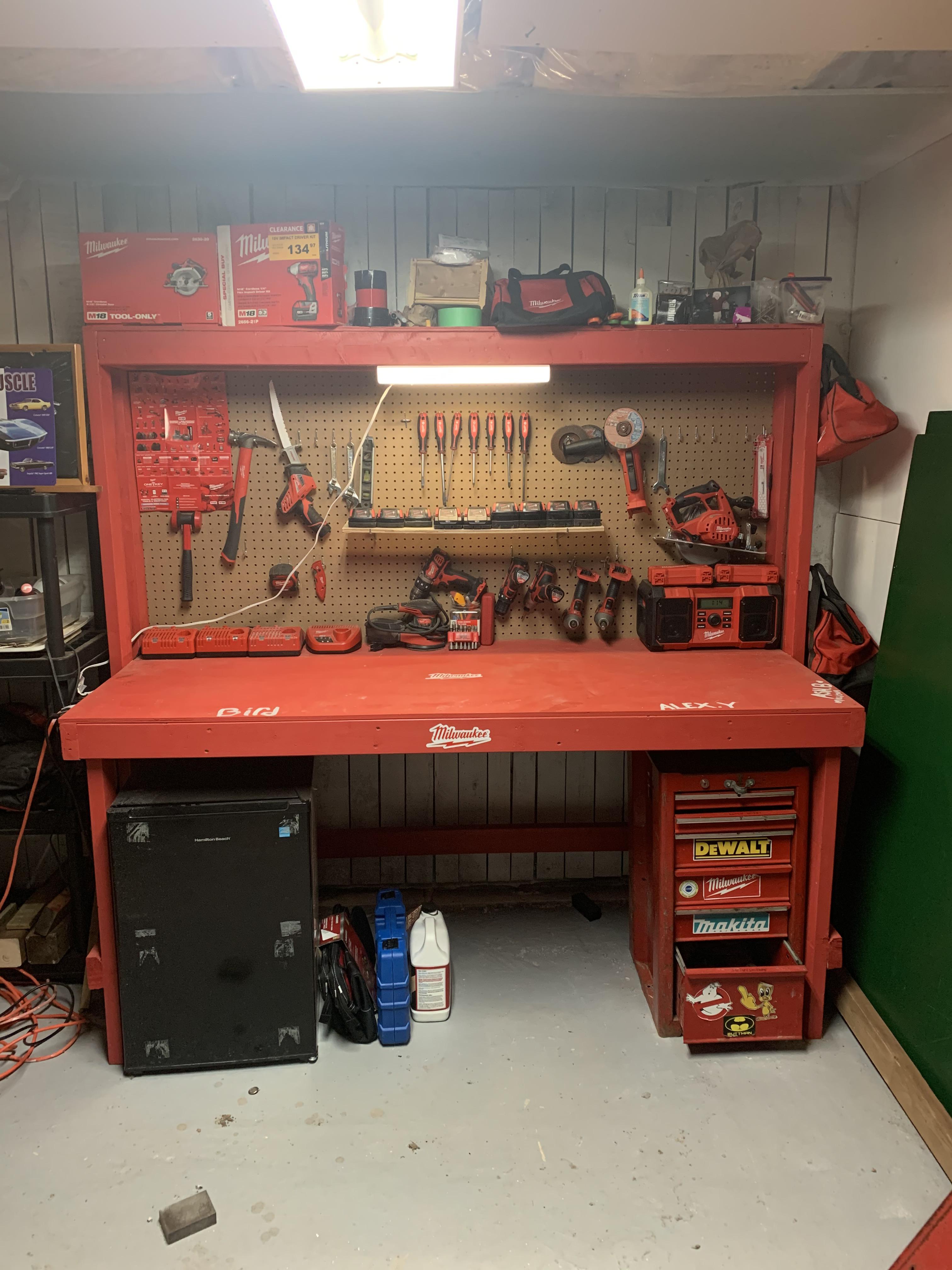 My Milwaukee workbench | Scrolller