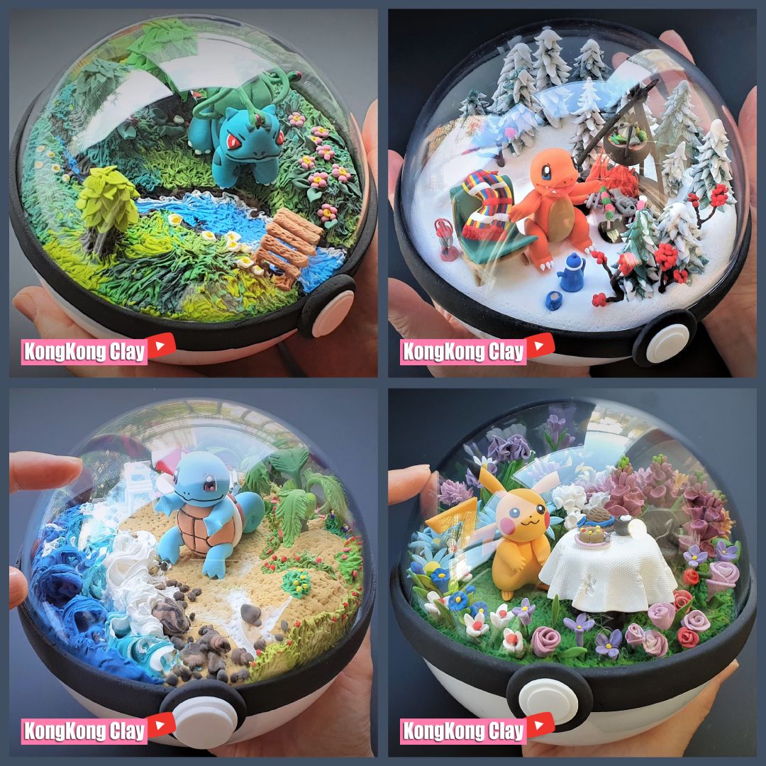 My mom made these with air-dry clay | Scrolller