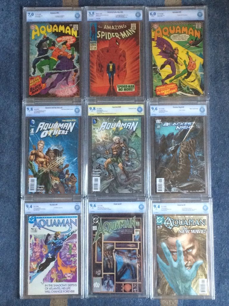 My most recent comic submission finally came back from CBCS, great additions to my collection ...