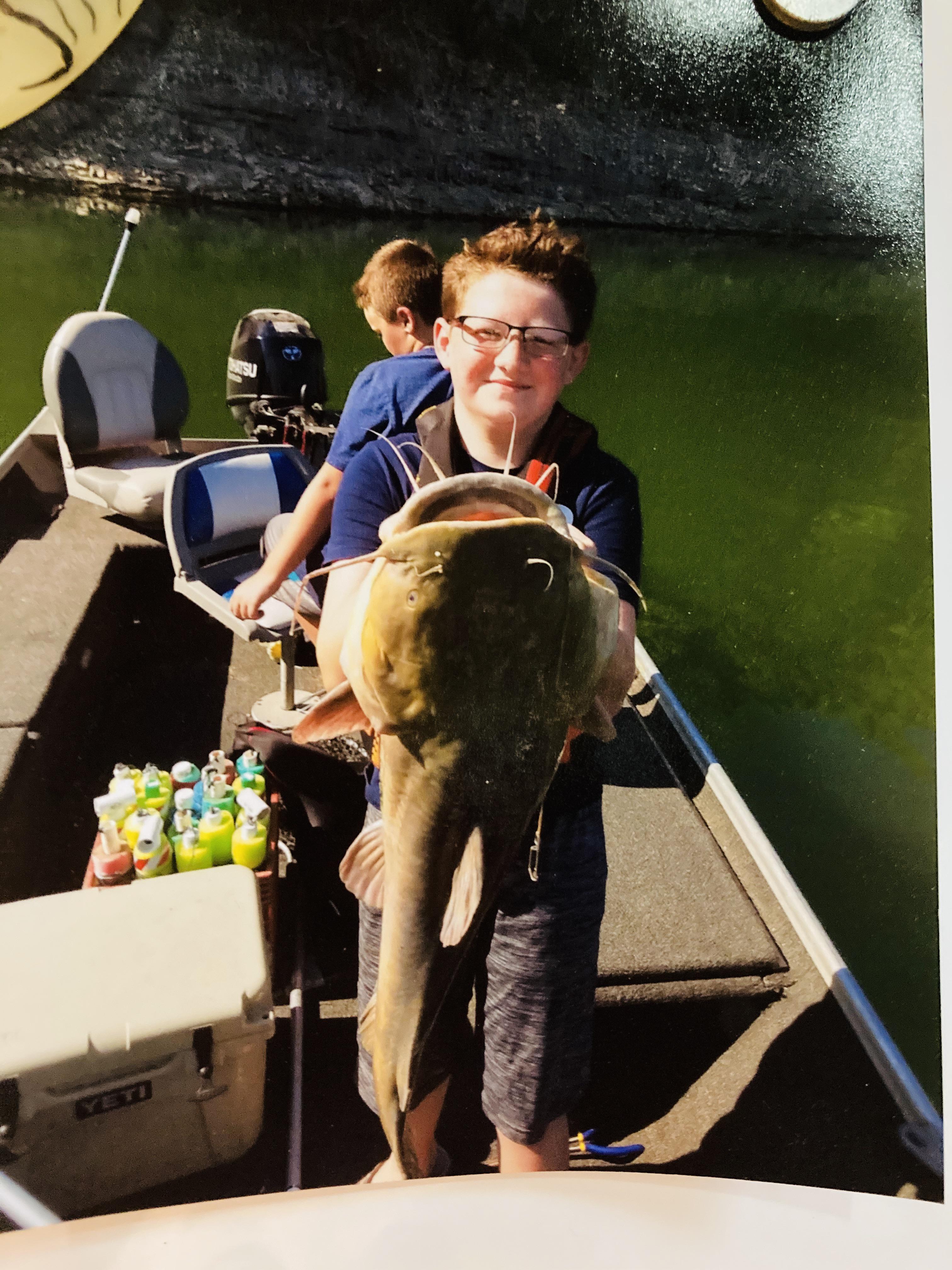My pb flathead a couple years back. Caught on a hotdog soaked in kool aid. | Scrolller