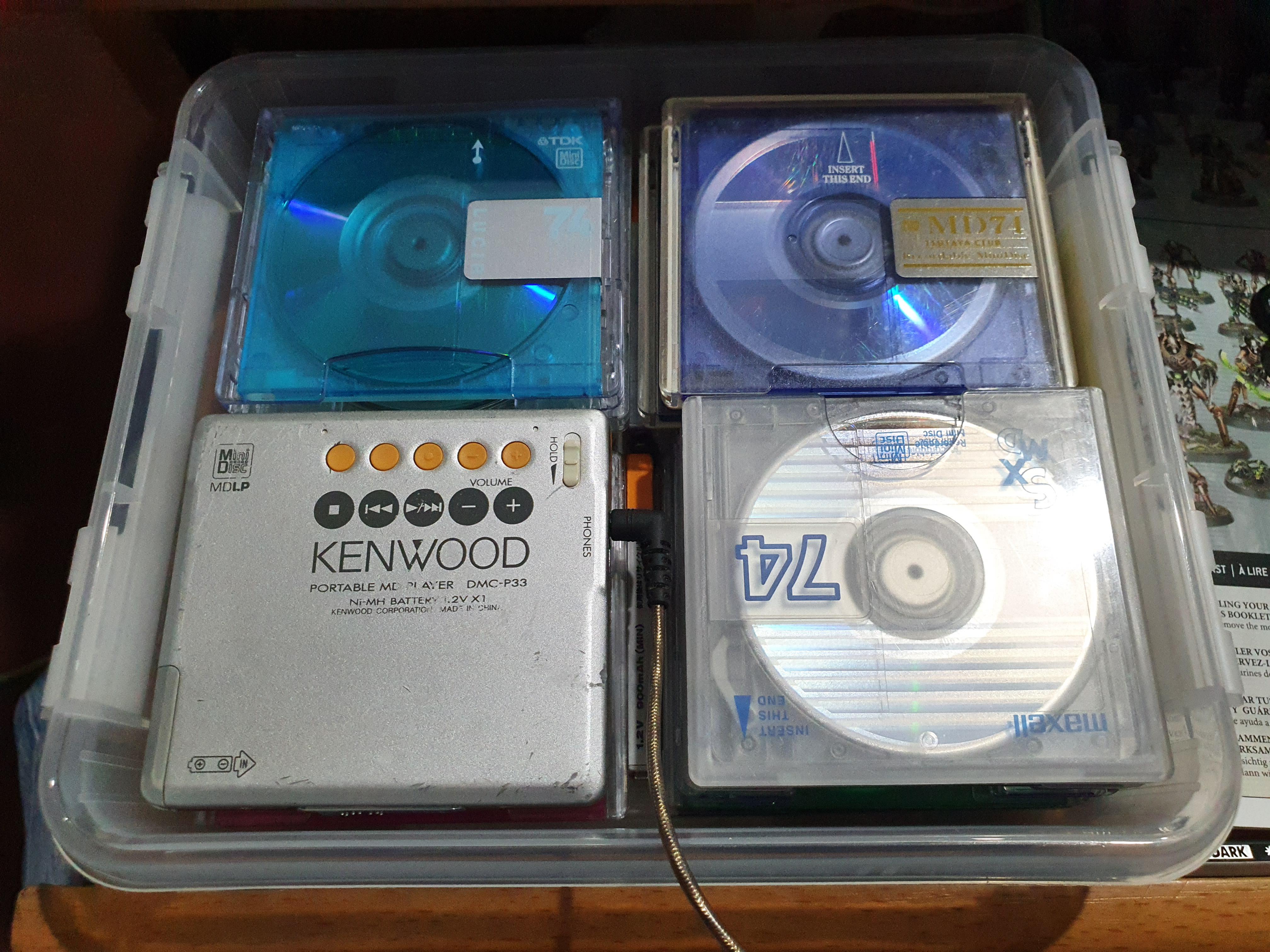 My portable set, self contained in tupperware. | Scrolller