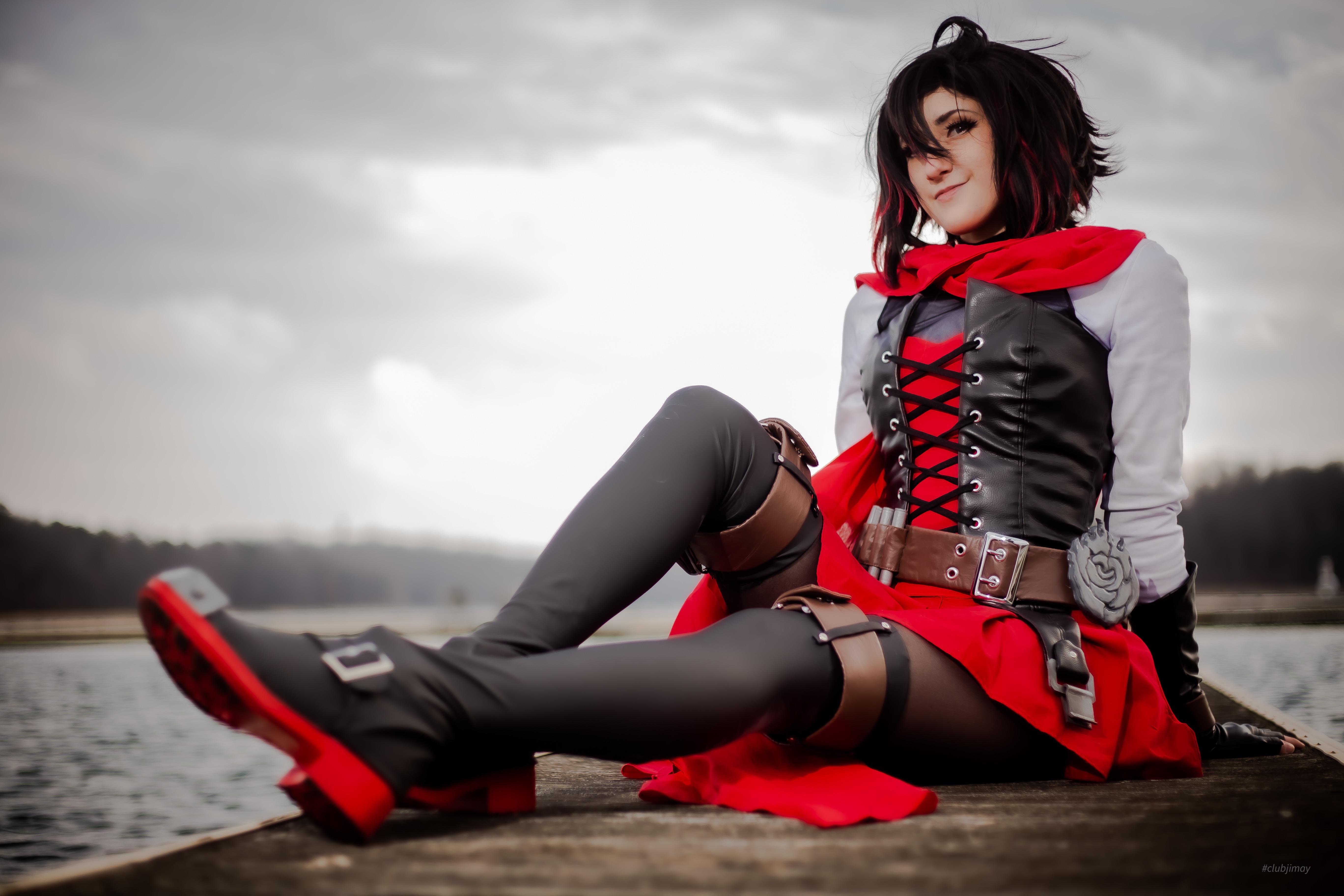 My RWBY Ruby Rose Cosplay [self] | Scrolller