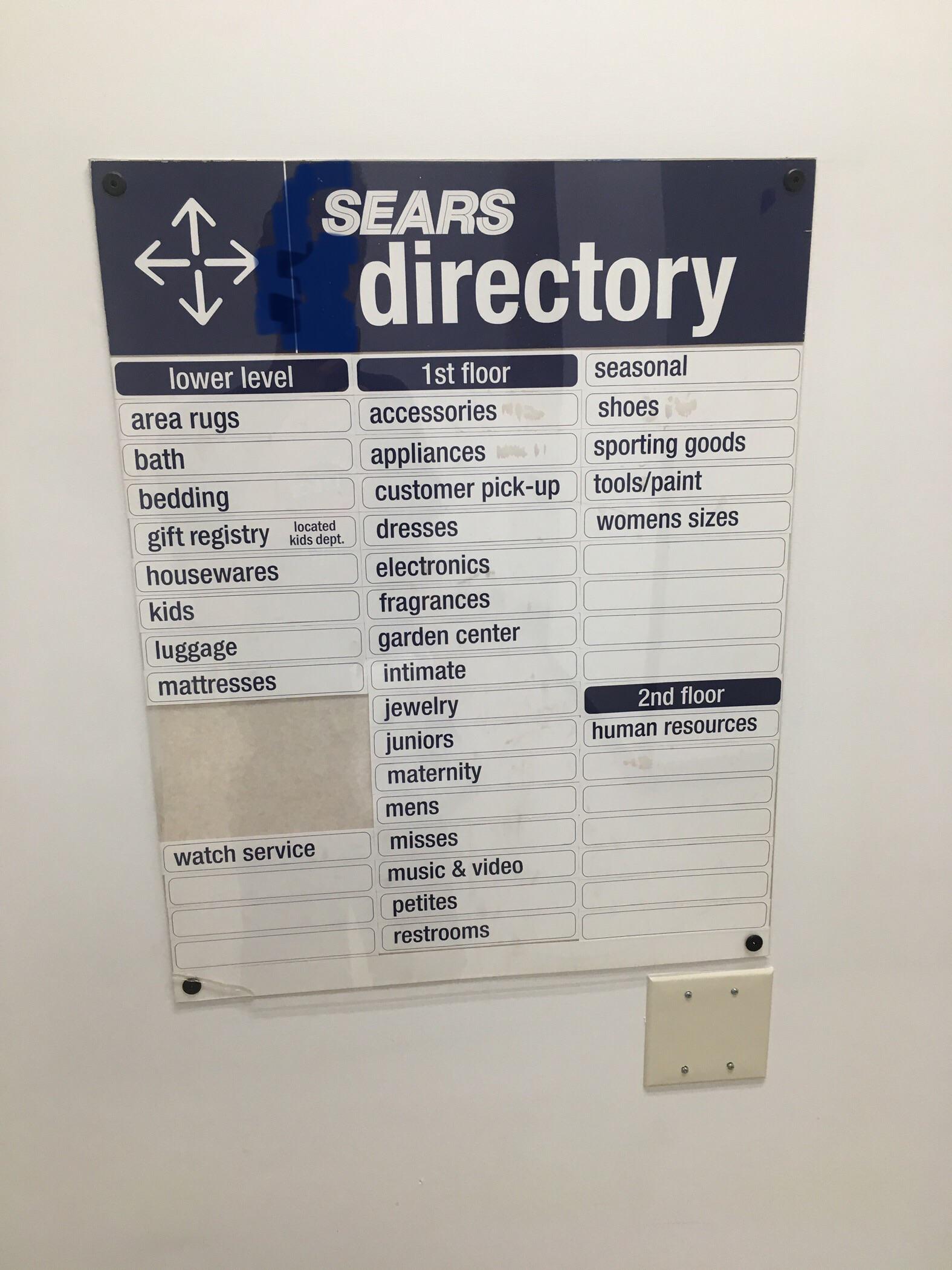 My Sears directory before downsizing. | Scrolller
