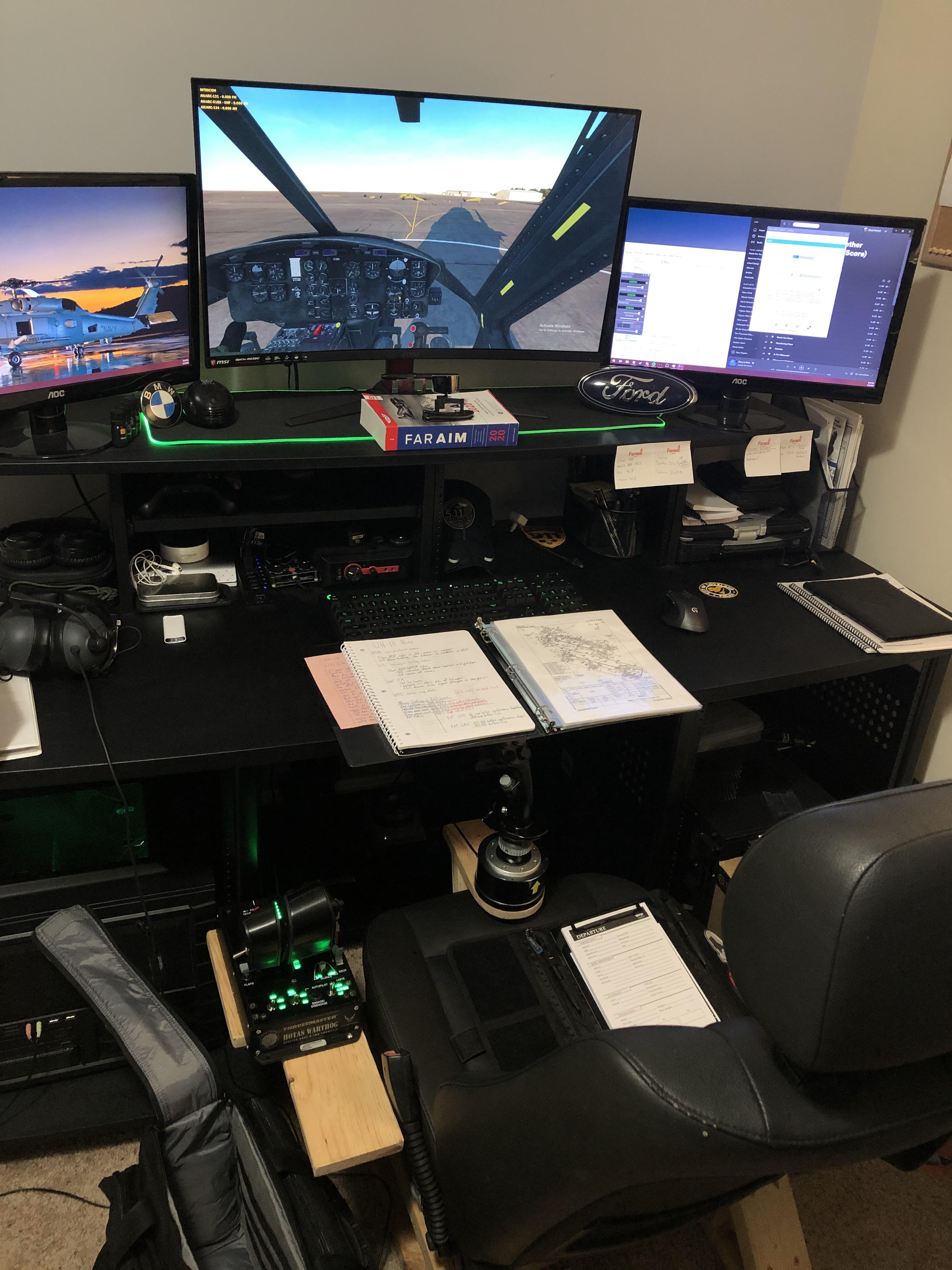 My Sim Pit. It feels woefully beneath everyone else’s but I wanted to post it because I’m pretty ...