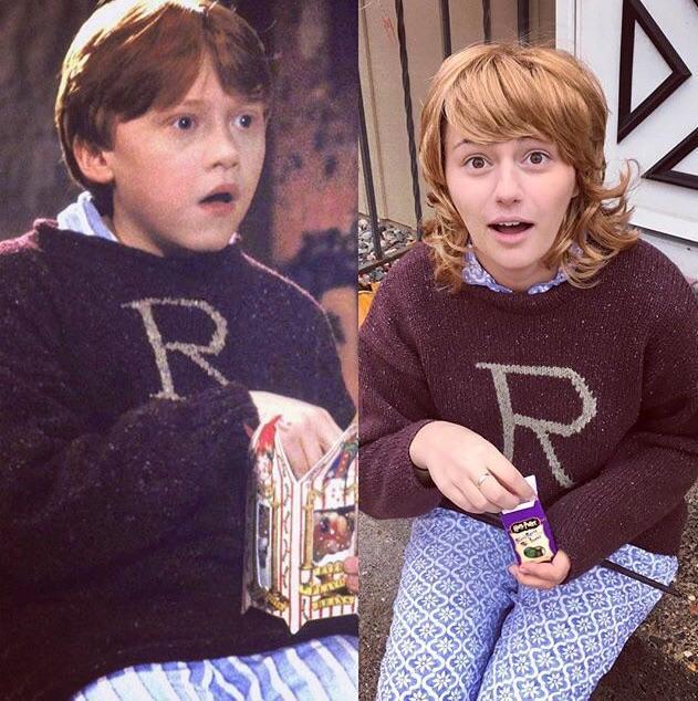 My sister as the lovely Ron Weasley | Scrolller