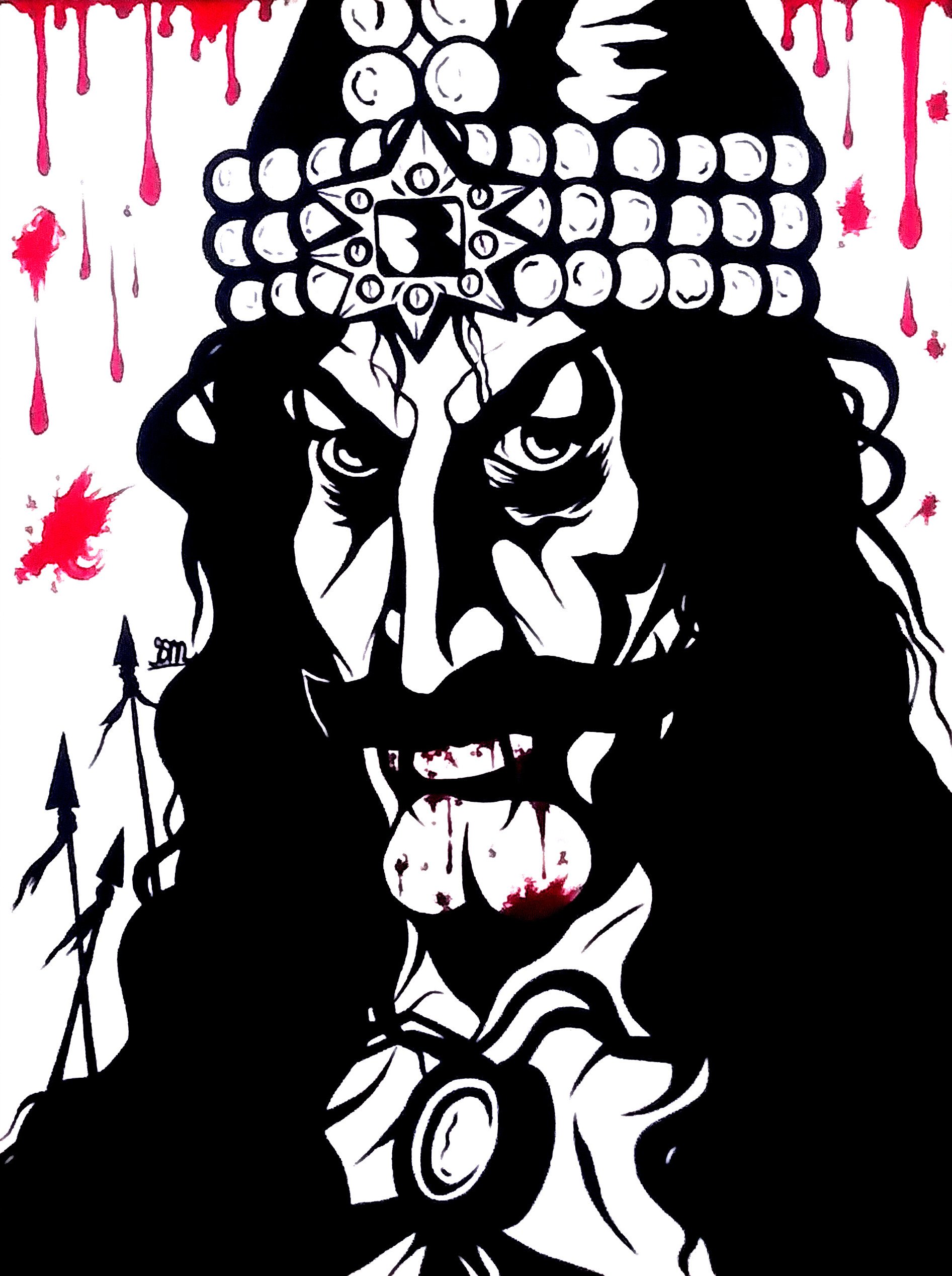 My stylized art of Vlad the Impaler | Scrolller