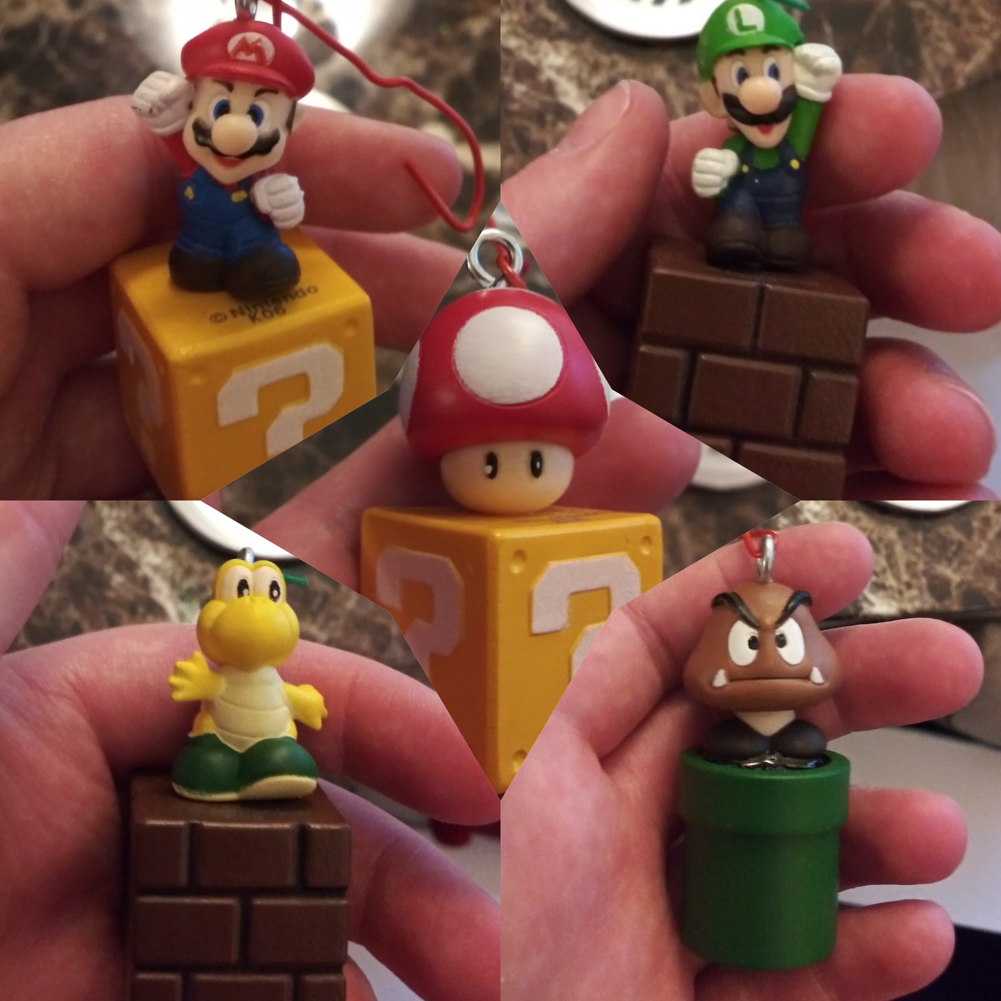 My Super Mario Christmas ornaments | Scrolller