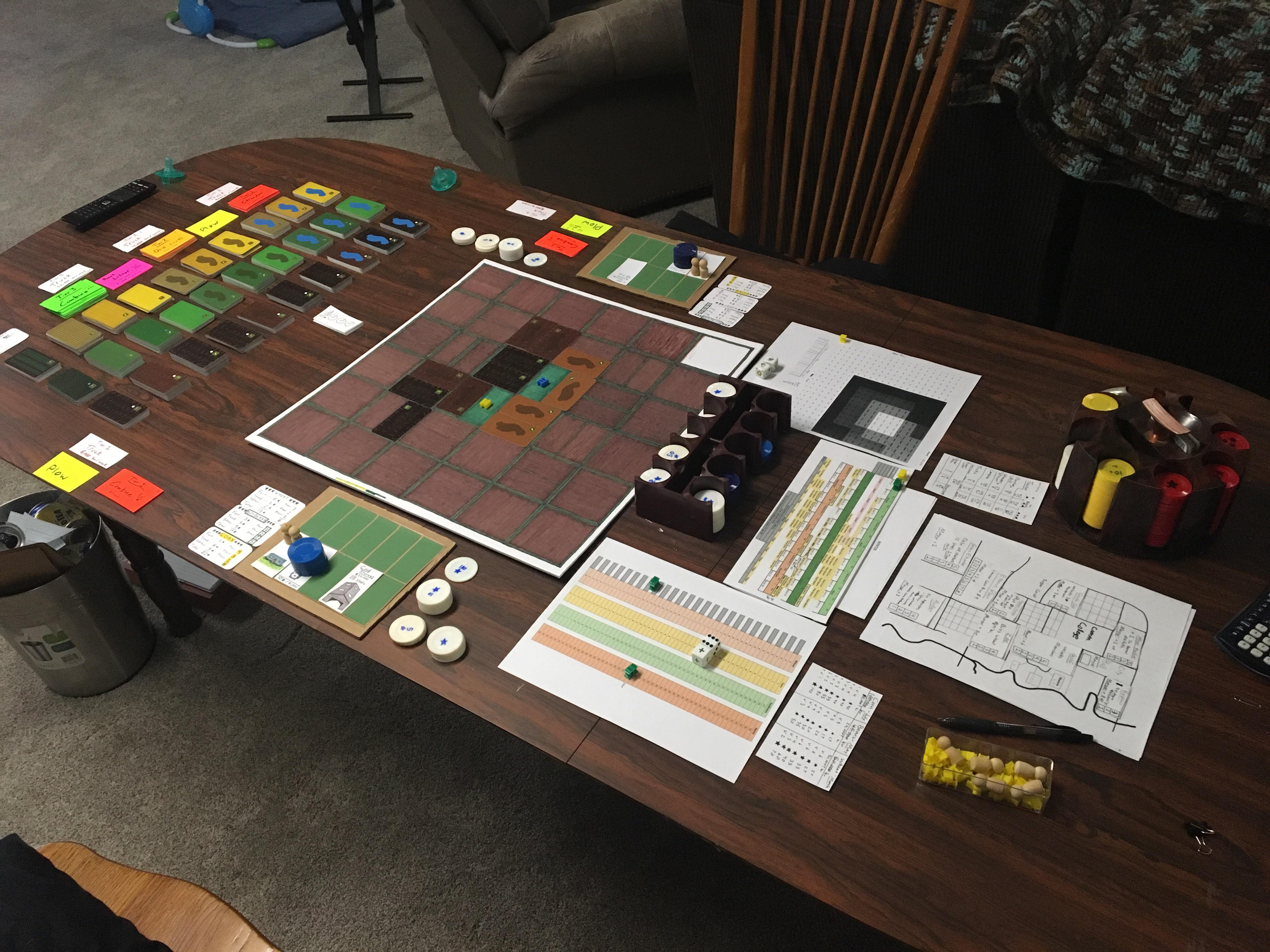 My Tabletop Farming Simulator. Prototype has come along way. | Scrolller