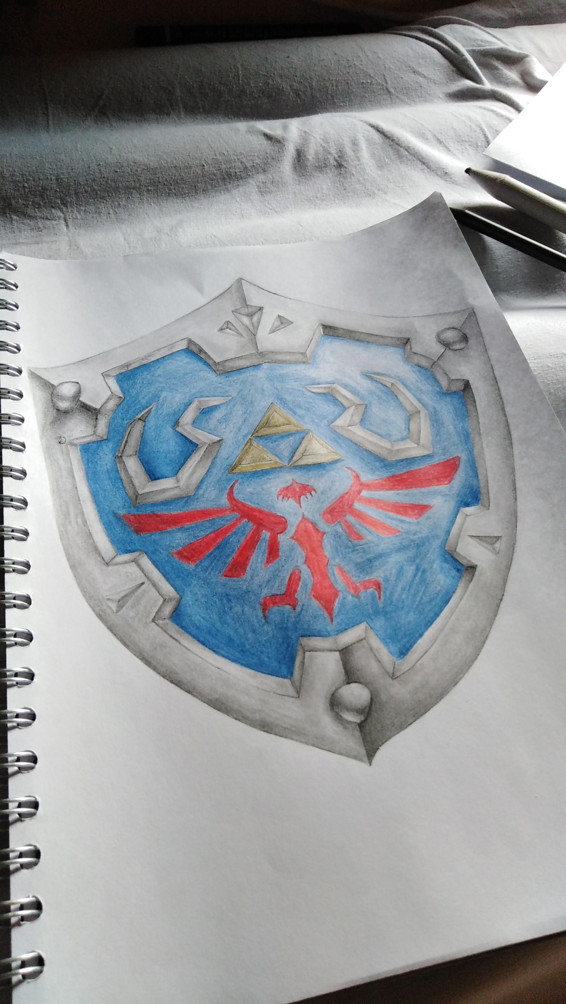 my take on hyrule shield this time! | Scrolller