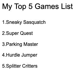 My top 5 favorite games | Scrolller