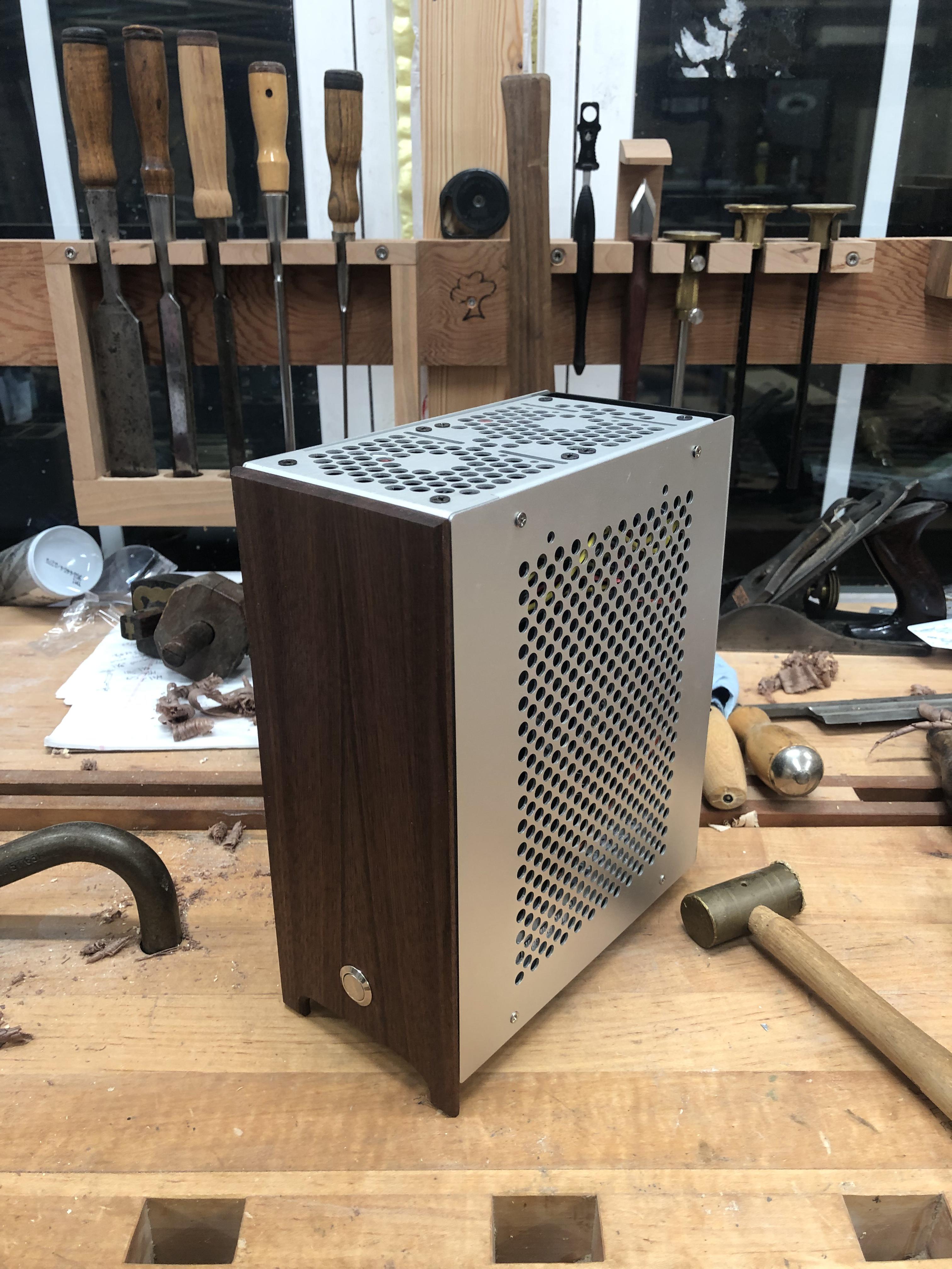 My Velka 3 got a facelift - prototype walnut faceplate | Scrolller