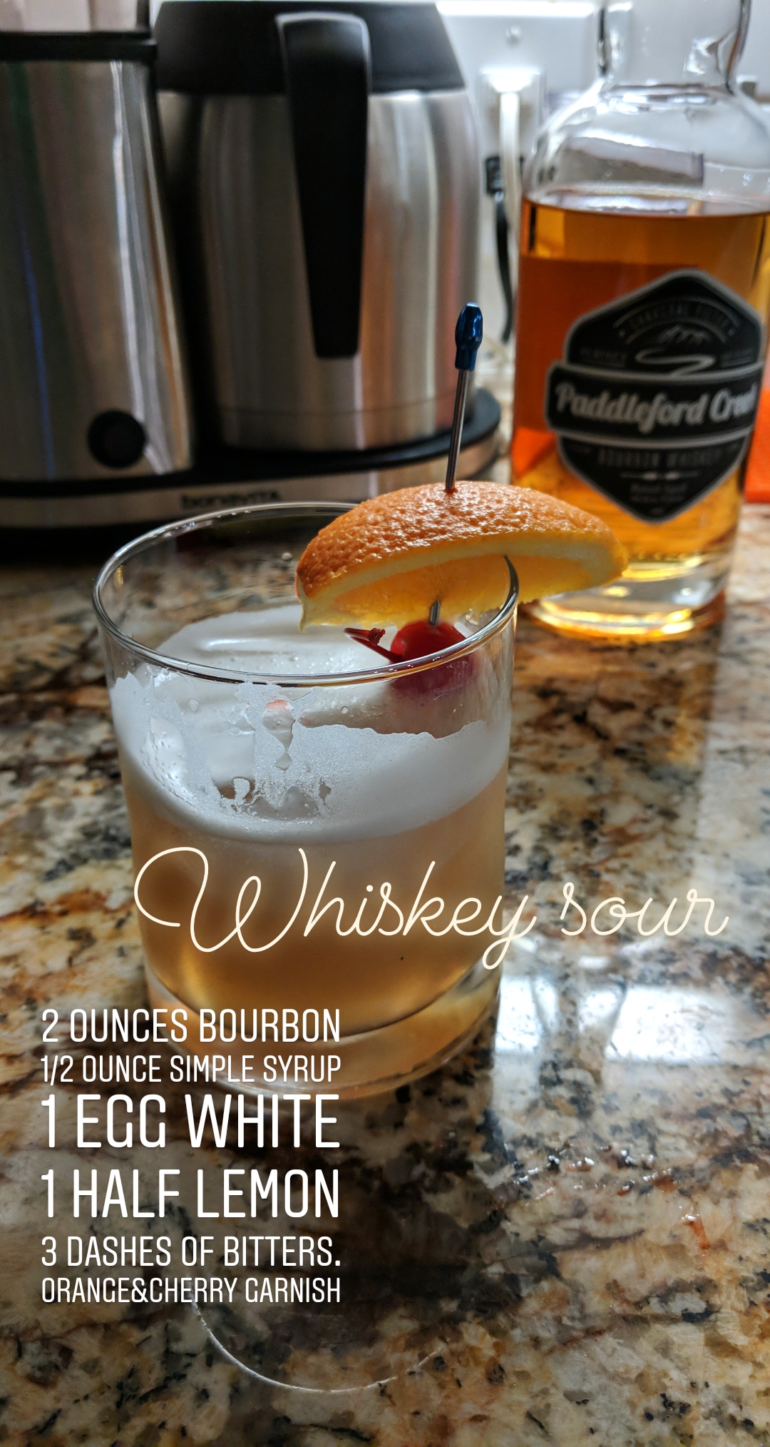 My version of a whiskey/whisky sour | Scrolller