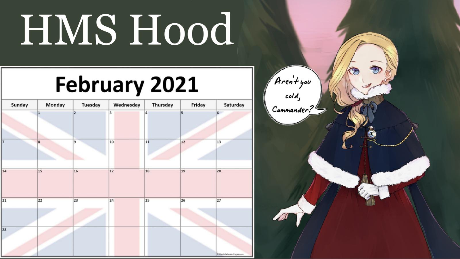 My version of the February calendar sheet with Hood | Scrolller