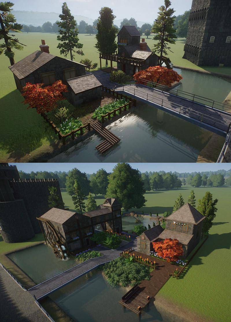 My way to hide facility buildings in Medieval style zoo ^_^ | Scrolller