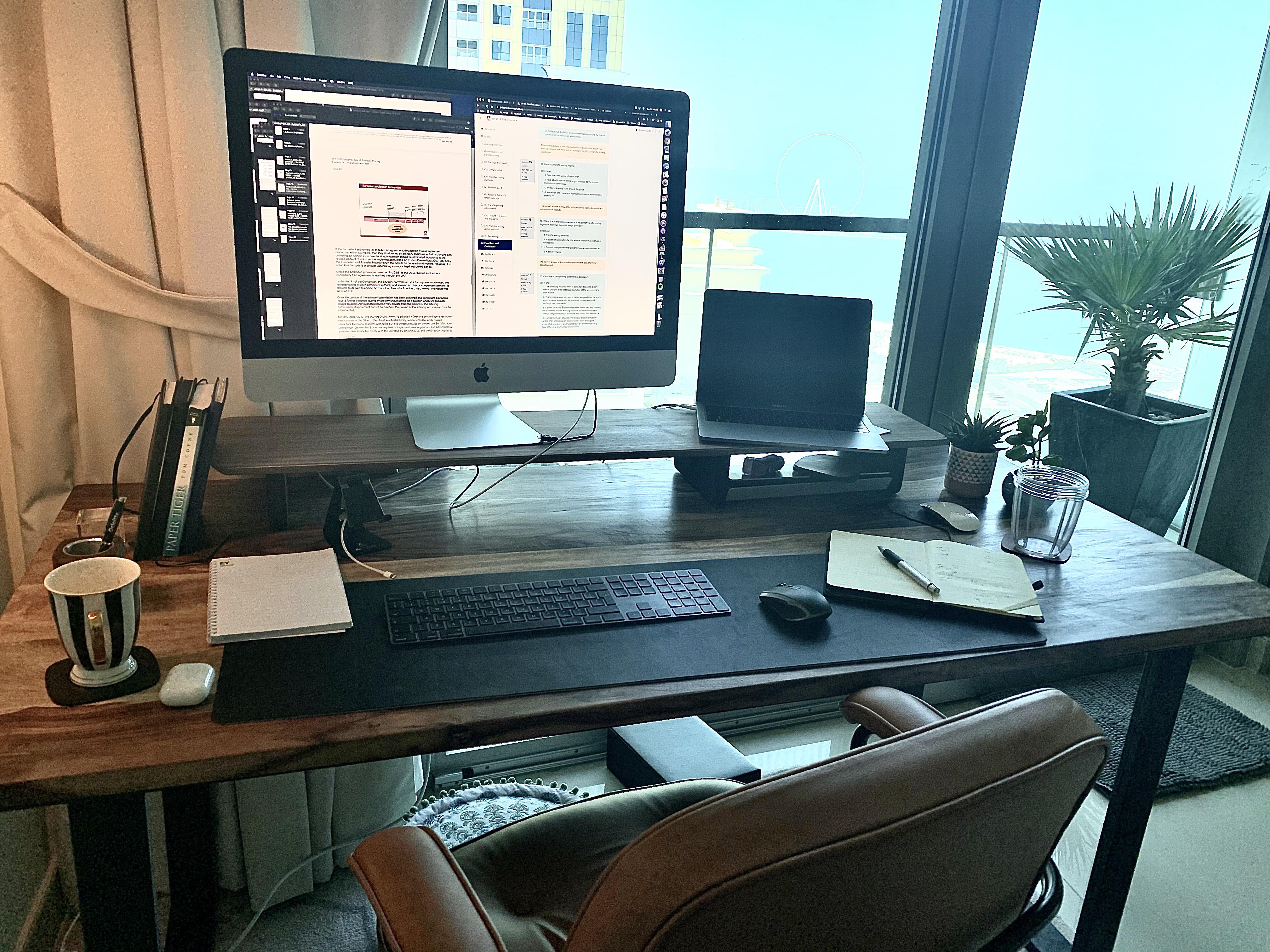 My WFH set up - suggestions welcomed! | Scrolller
