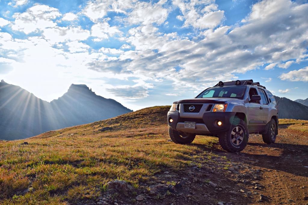 My Xterra, Roxanne on the summit of Yankee Boy Basin, CO 12,500ft | Scrolller