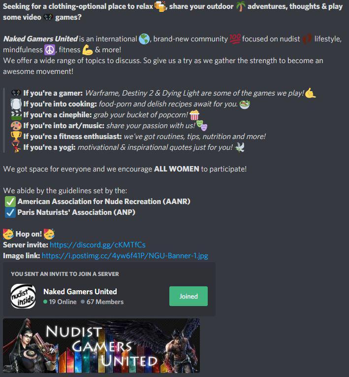 Naked Gamers United - Int'l Community | Scrolller