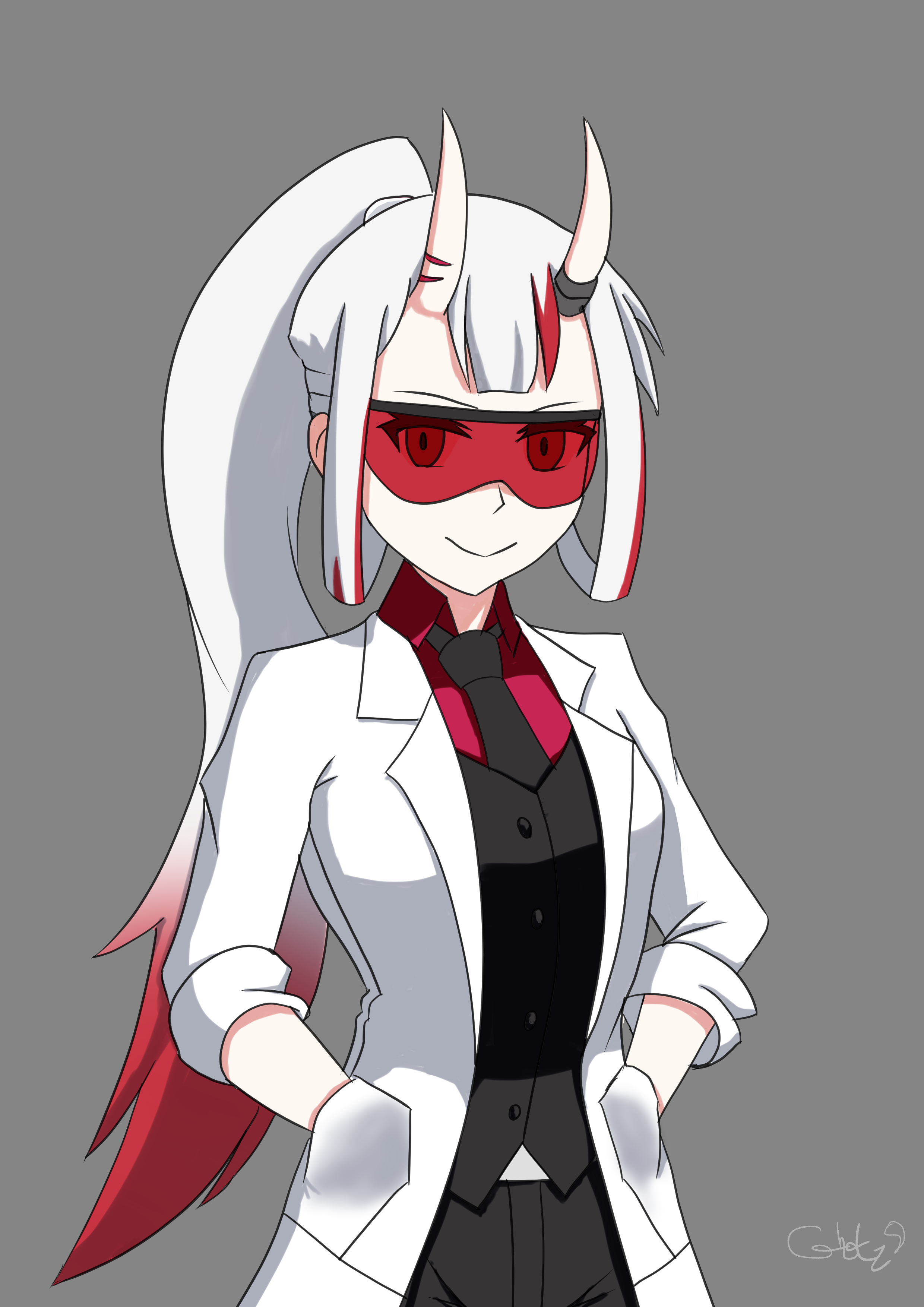 Nakiri Ayame as Loremaster from Helltaker | Scrolller