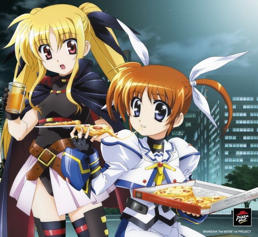 Nanoha movie 1st x Pizza Hut | Scrolller